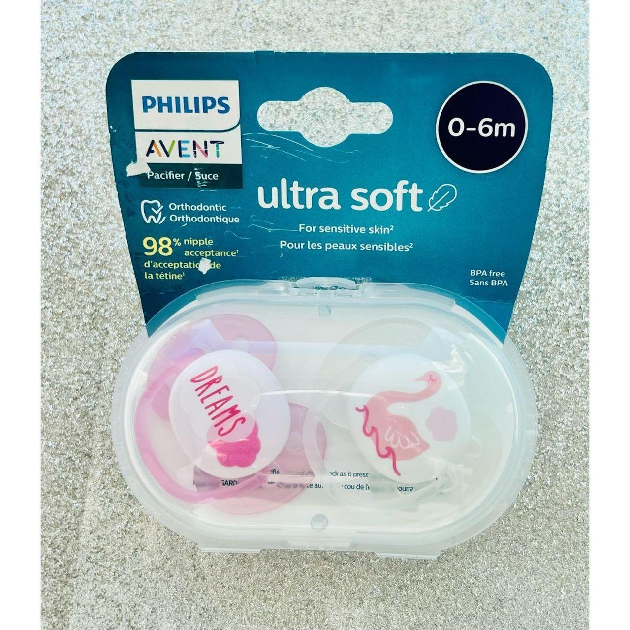 Philips Avent Orthodontic Pacifiers Ultra Soft 0-6... - Depop