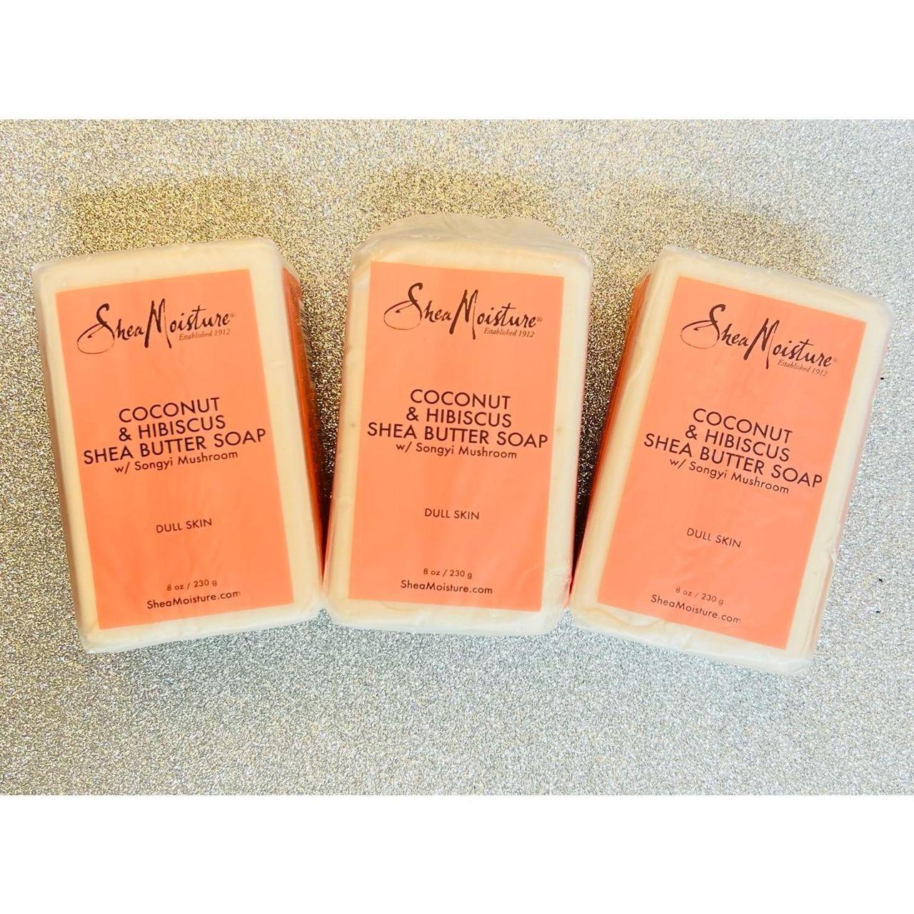 Shea Moisture Coconut & Hibiscus Bar Soap Shea... - Depop