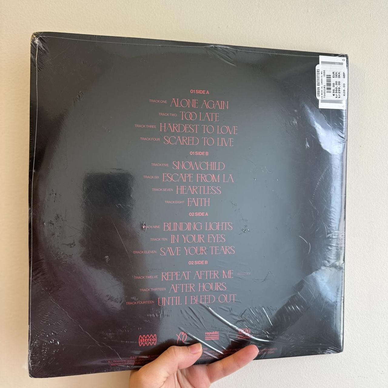The weeknd After hours brand new vinyl some crease... - Depop