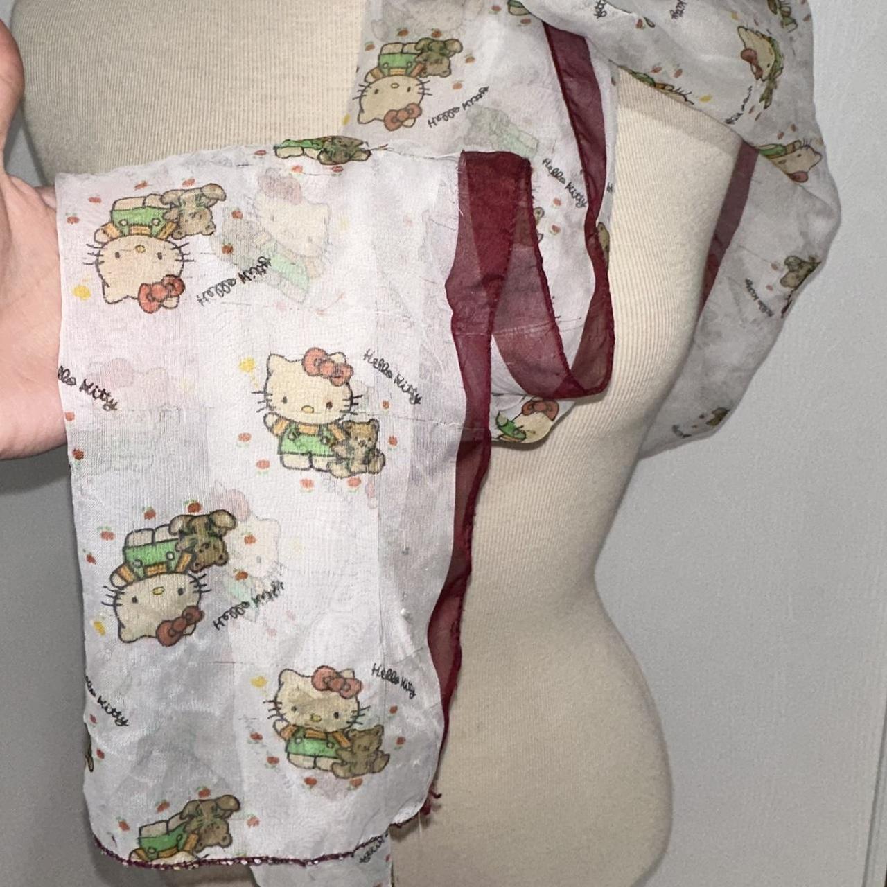cute little hello kitty scarf! No tags! Can be worn... - Depop