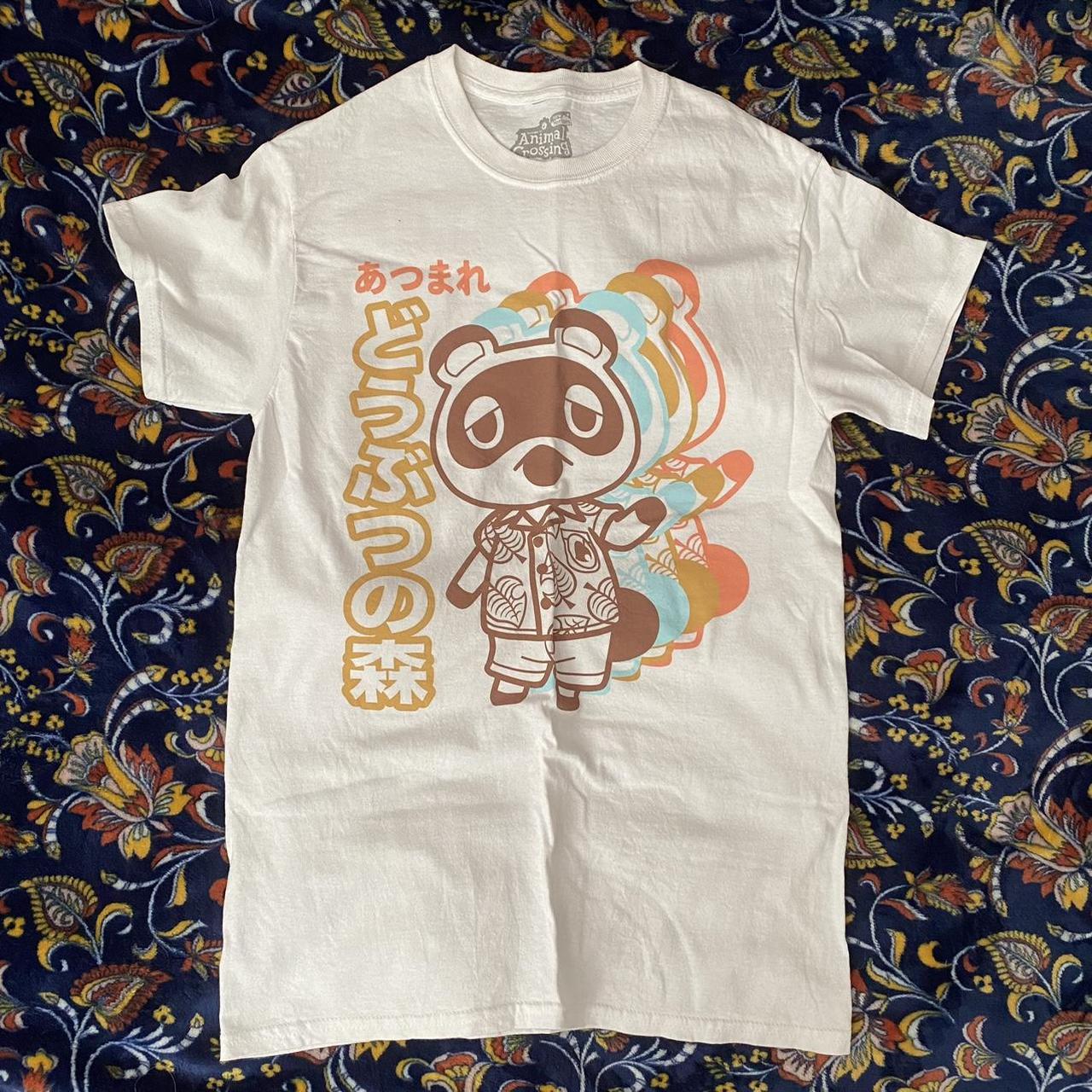 tom nook animal crossing new horizons tshirt never... - Depop