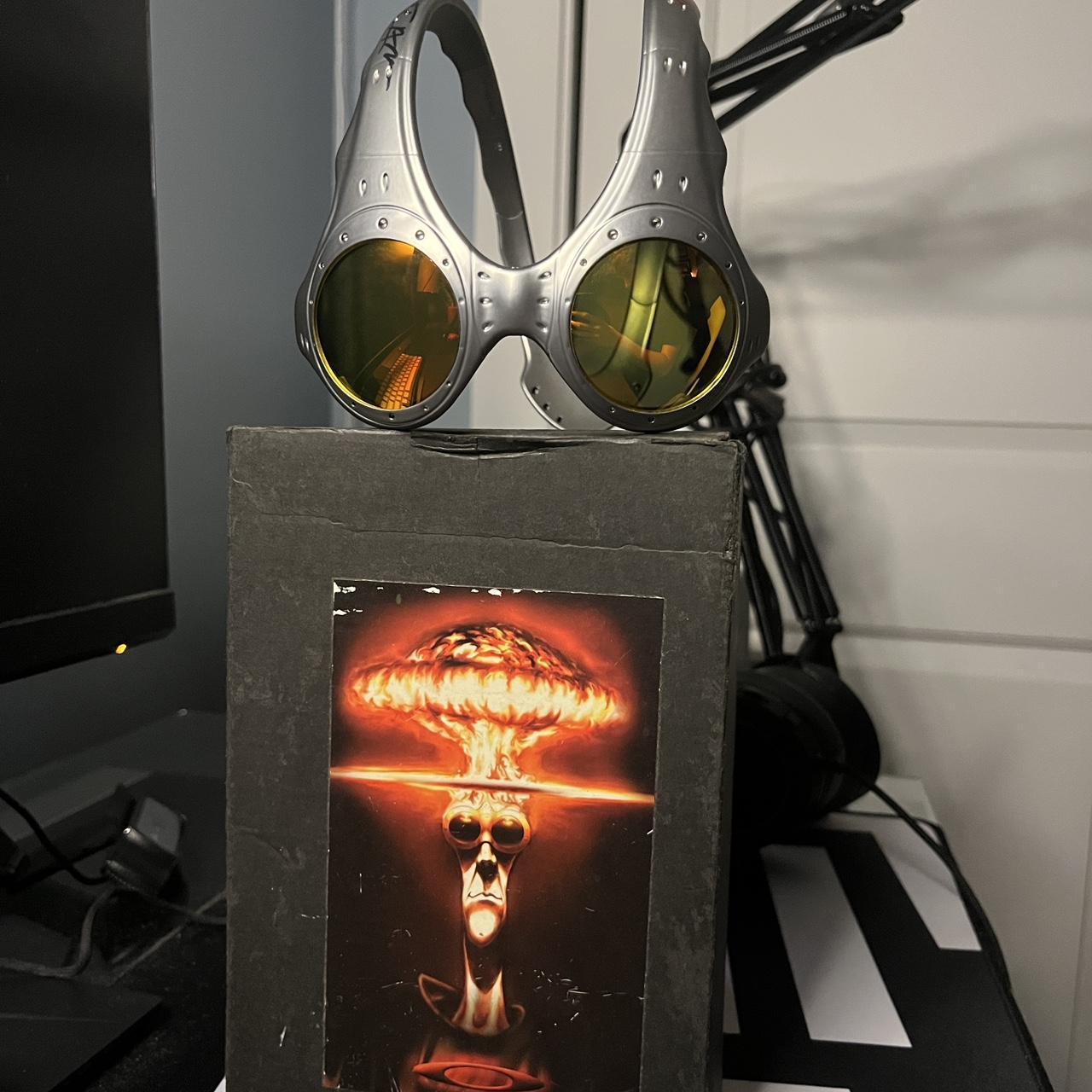 Oakley Over the Top FMJ OTT Fire Lens Super sick... - Depop