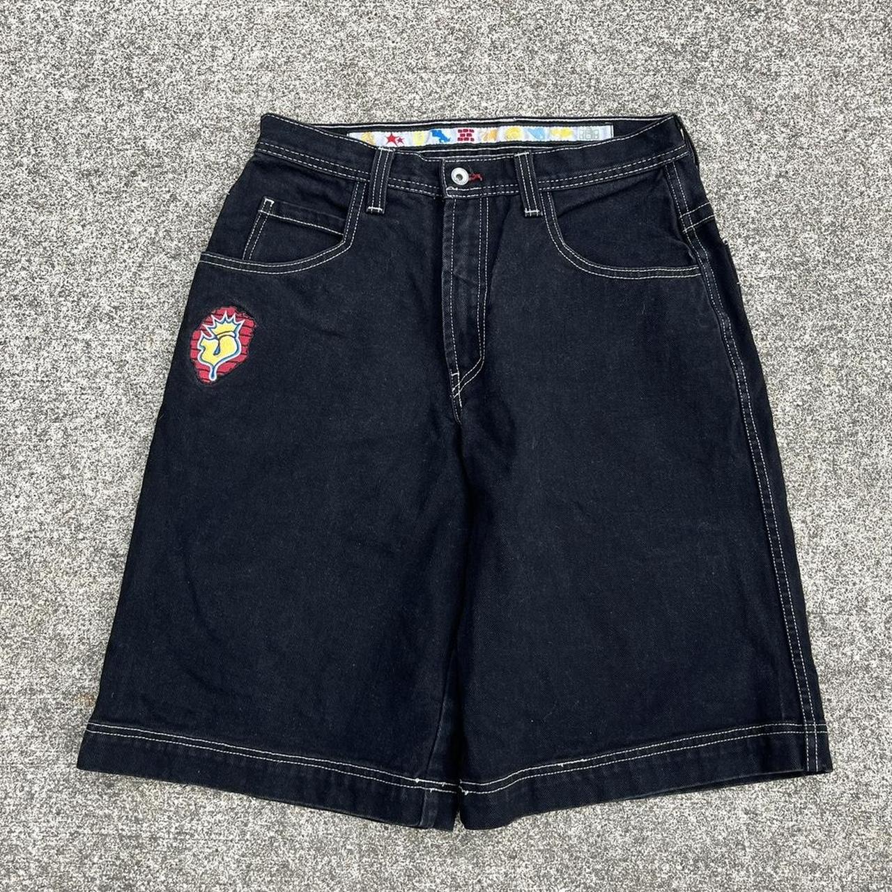 Vintage 90’s JNCO Jester Jorts 32 - all... - Depop