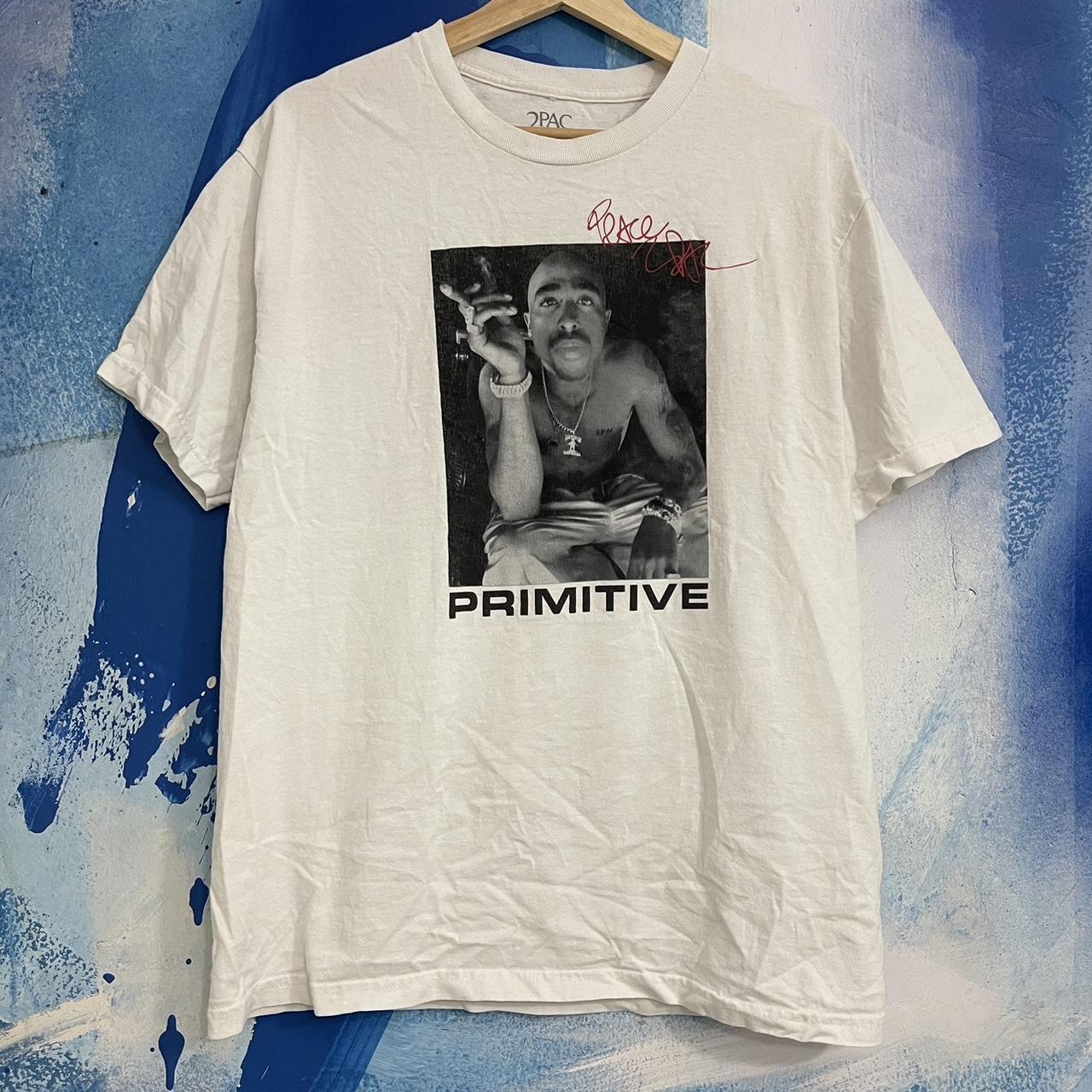 Primitive 2Pac Tupac Smoke T-Shirt Mens Size Large... - Depop