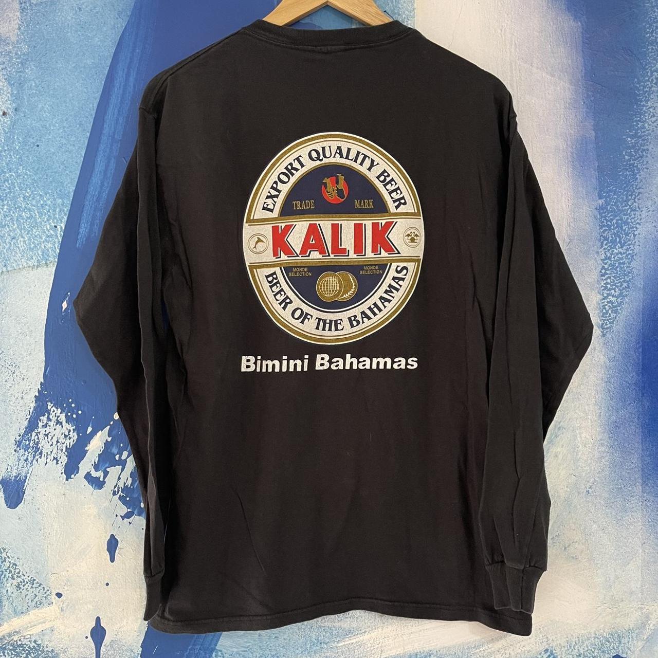 Kalik Beer Bahamas Bimini Long Sleeve Shirt Mens... - Depop