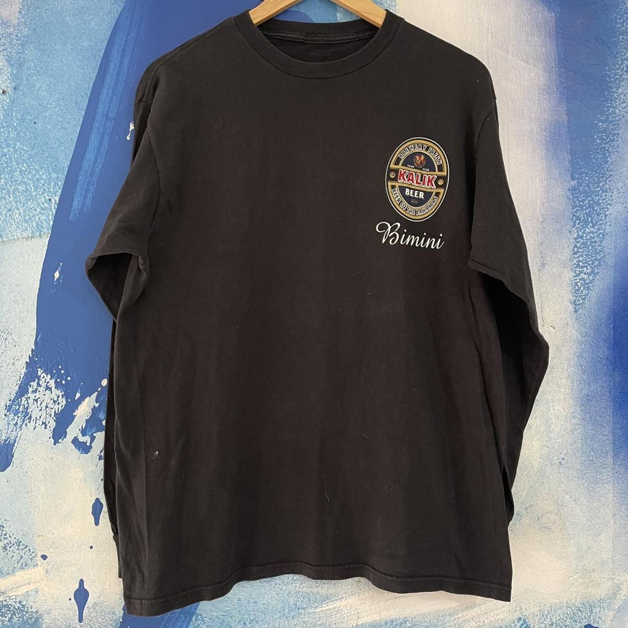 Kalik Beer Bahamas Bimini Long Sleeve Shirt Mens... - Depop