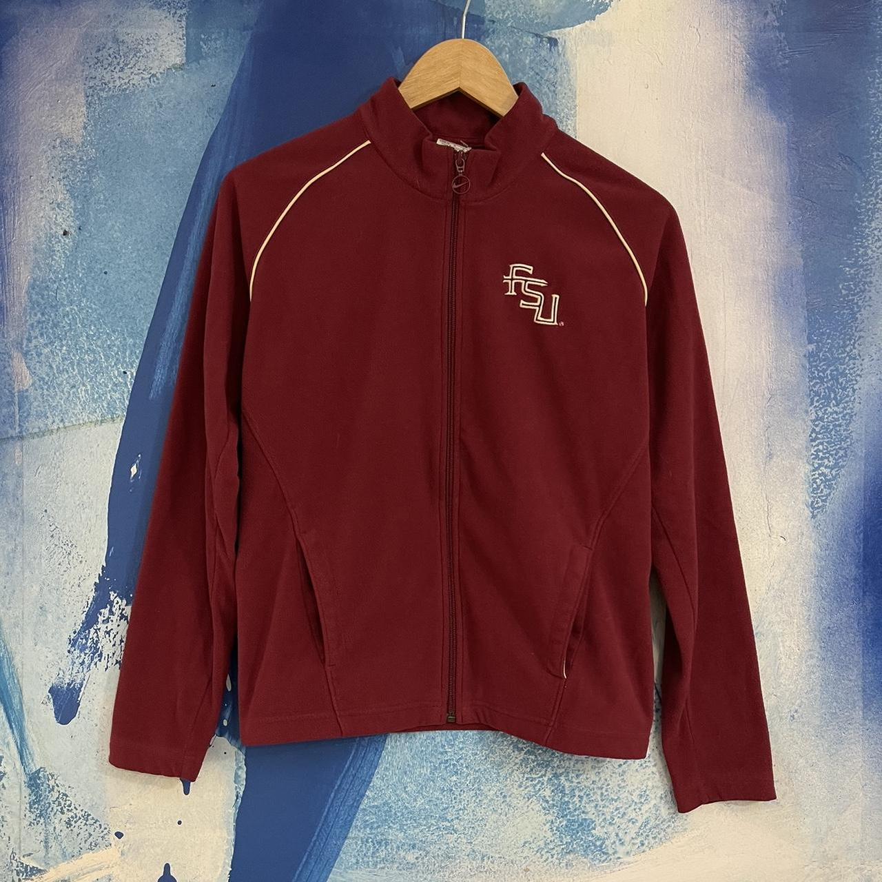 Nike Team FSU Fleece Jacket Zip Up Men’s Size Medium... - Depop