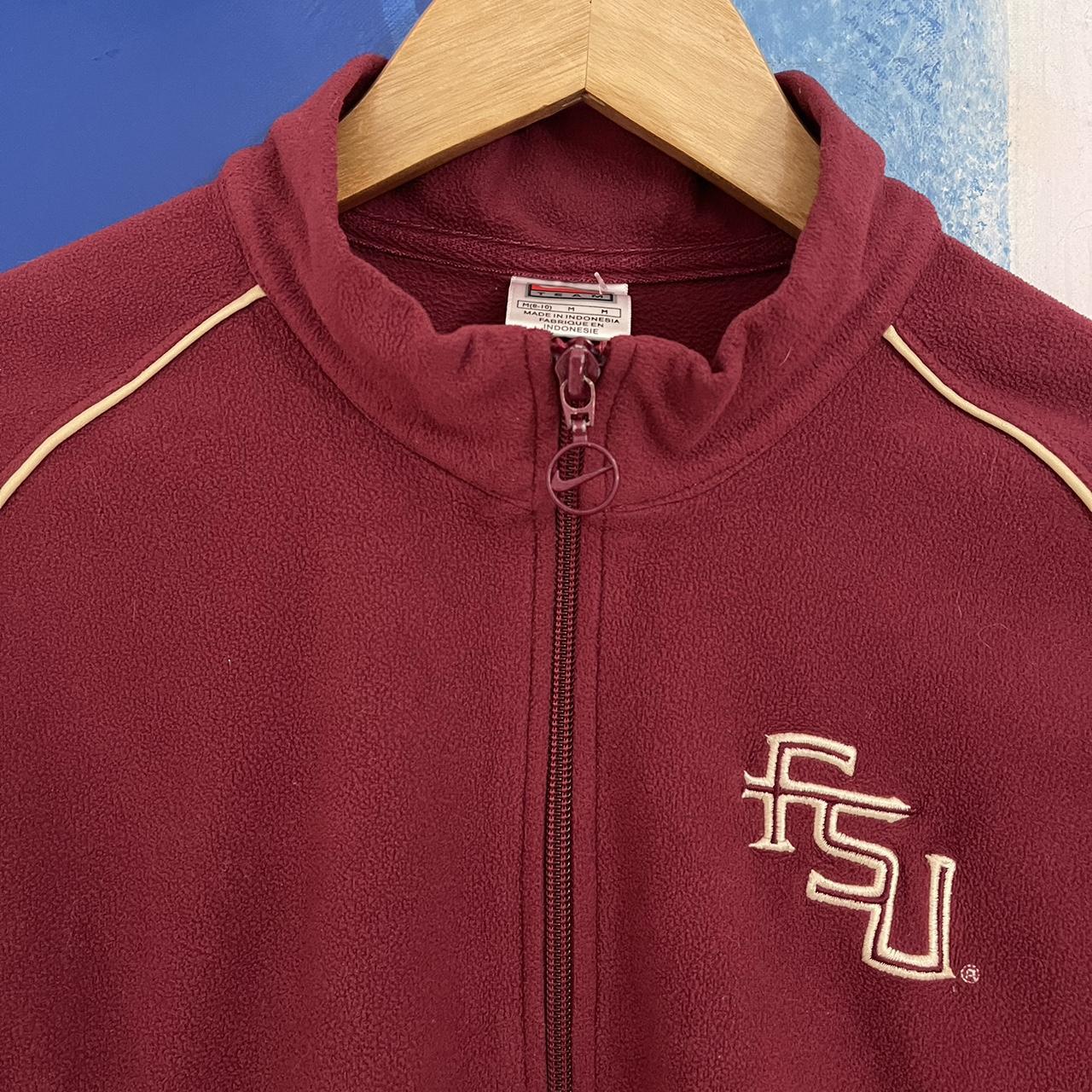 Nike Team FSU Fleece Jacket Zip Up Men’s Size Medium... - Depop