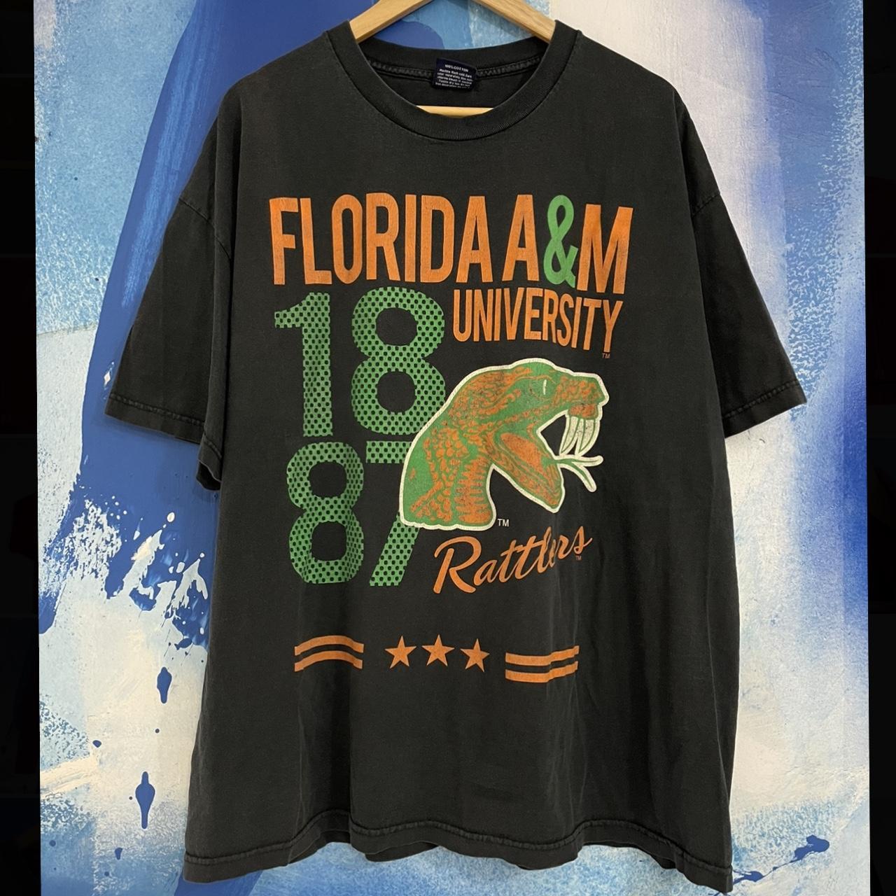 Vintage Florida A&M FAMU Rattlers T-Shirt Mens Size... - Depop