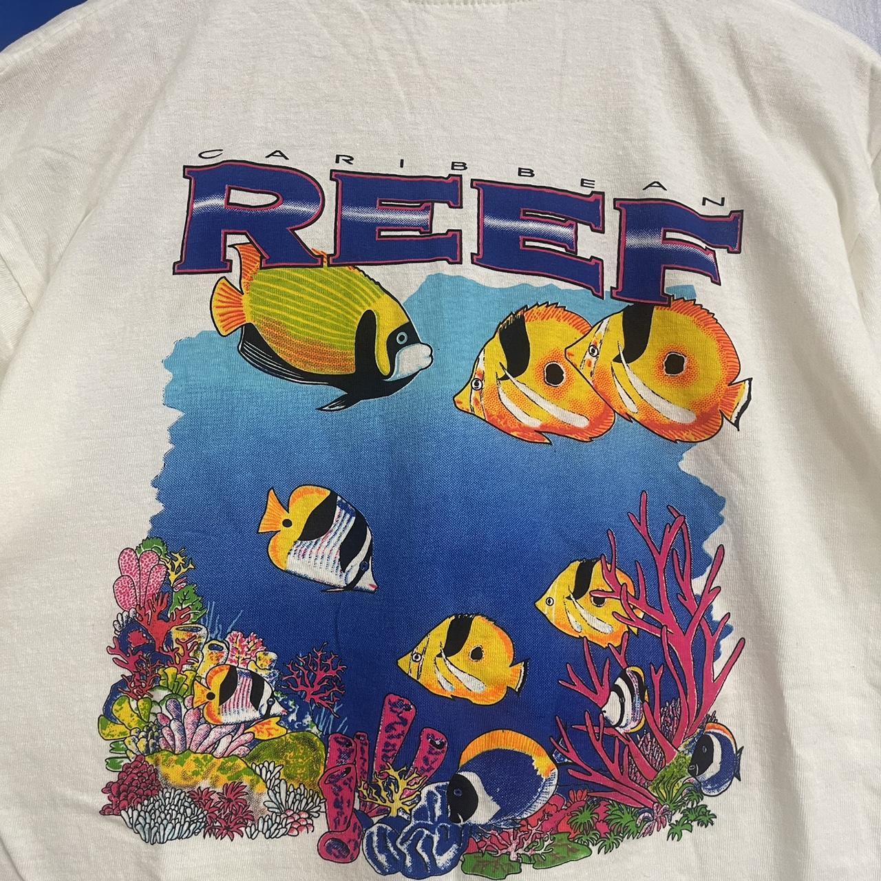 Vintage Reef Fish Belize T-Shirt Mens Size XL Ocean... - Depop