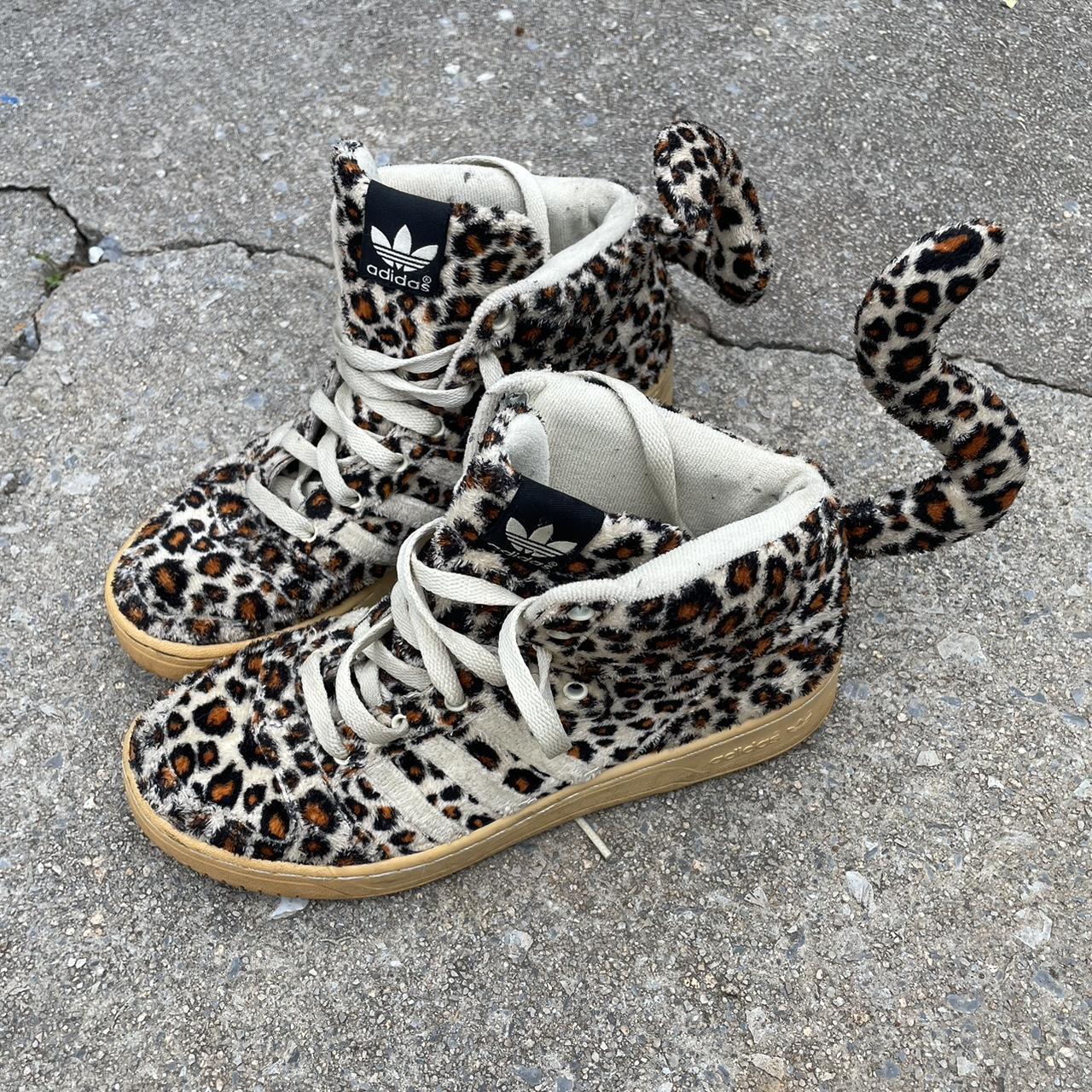 Adidas Jeremy Scott Leopard Tail 🐆 Men’s US 7 //... - Depop