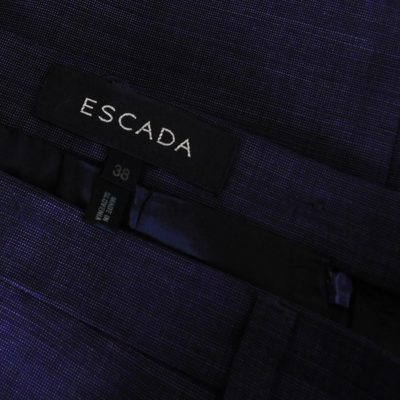 ESCADA Purple Wool & Mohair Pencil Skirt Tailored... - Depop