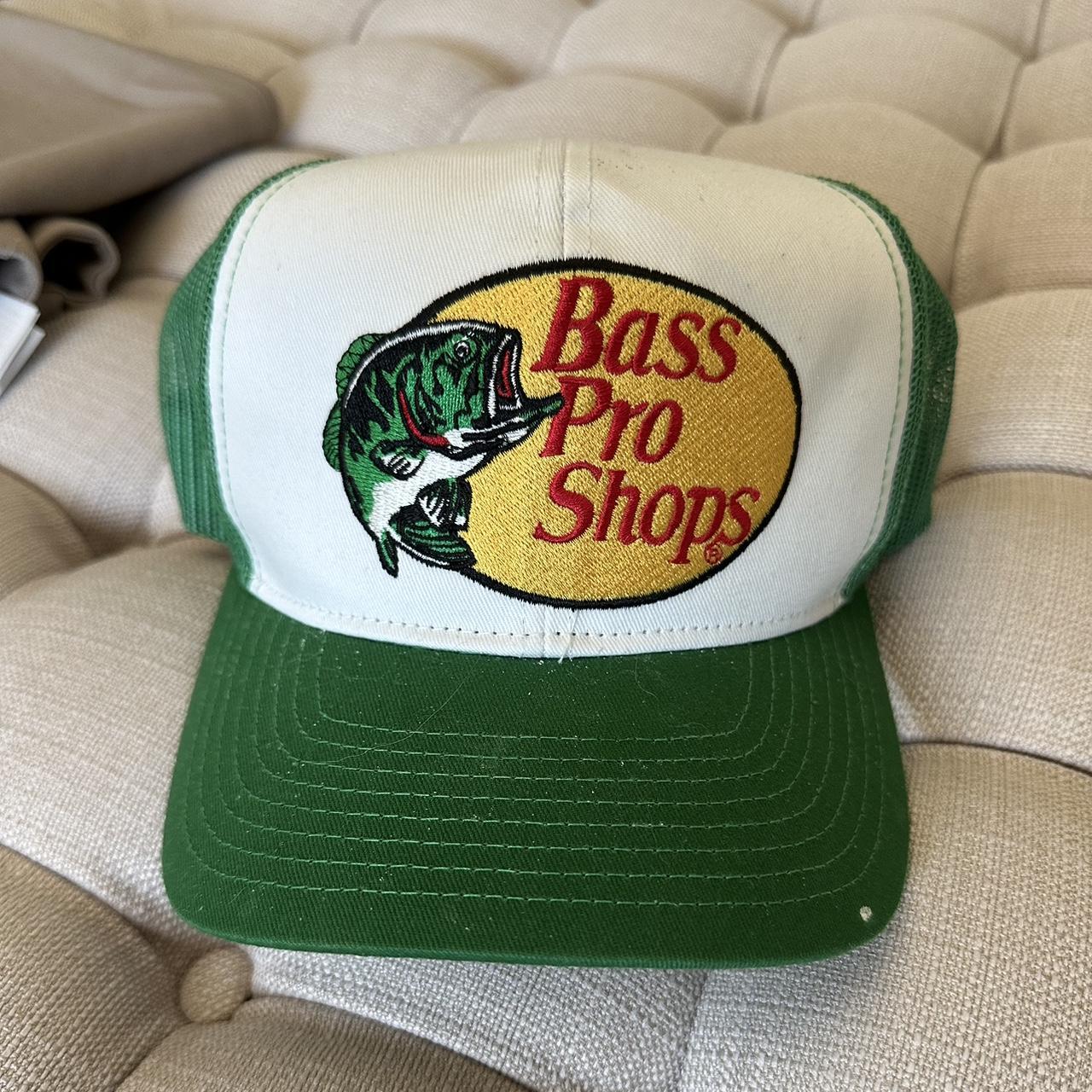 Green bass pro shop hat - Depop
