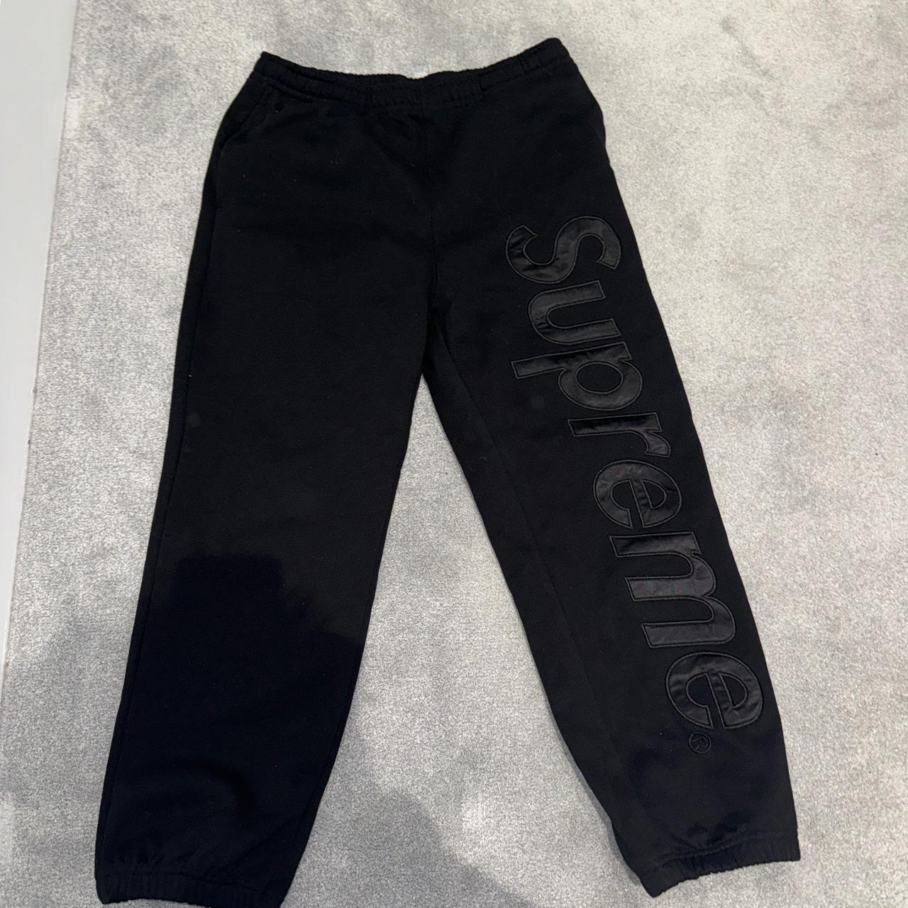 small supreme joggers - Depop