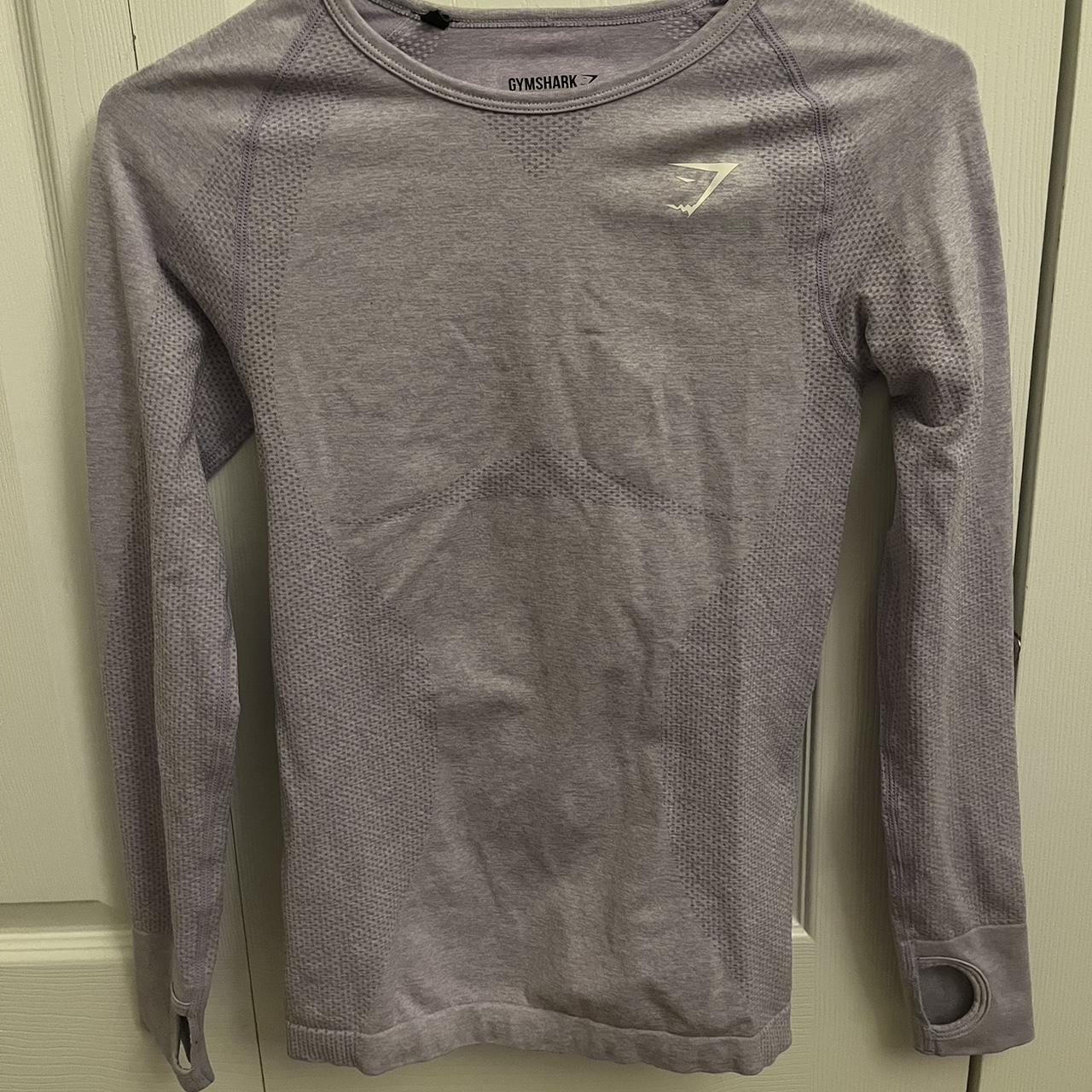 Gymshark compression long sleeve. Super pretty light... - Depop