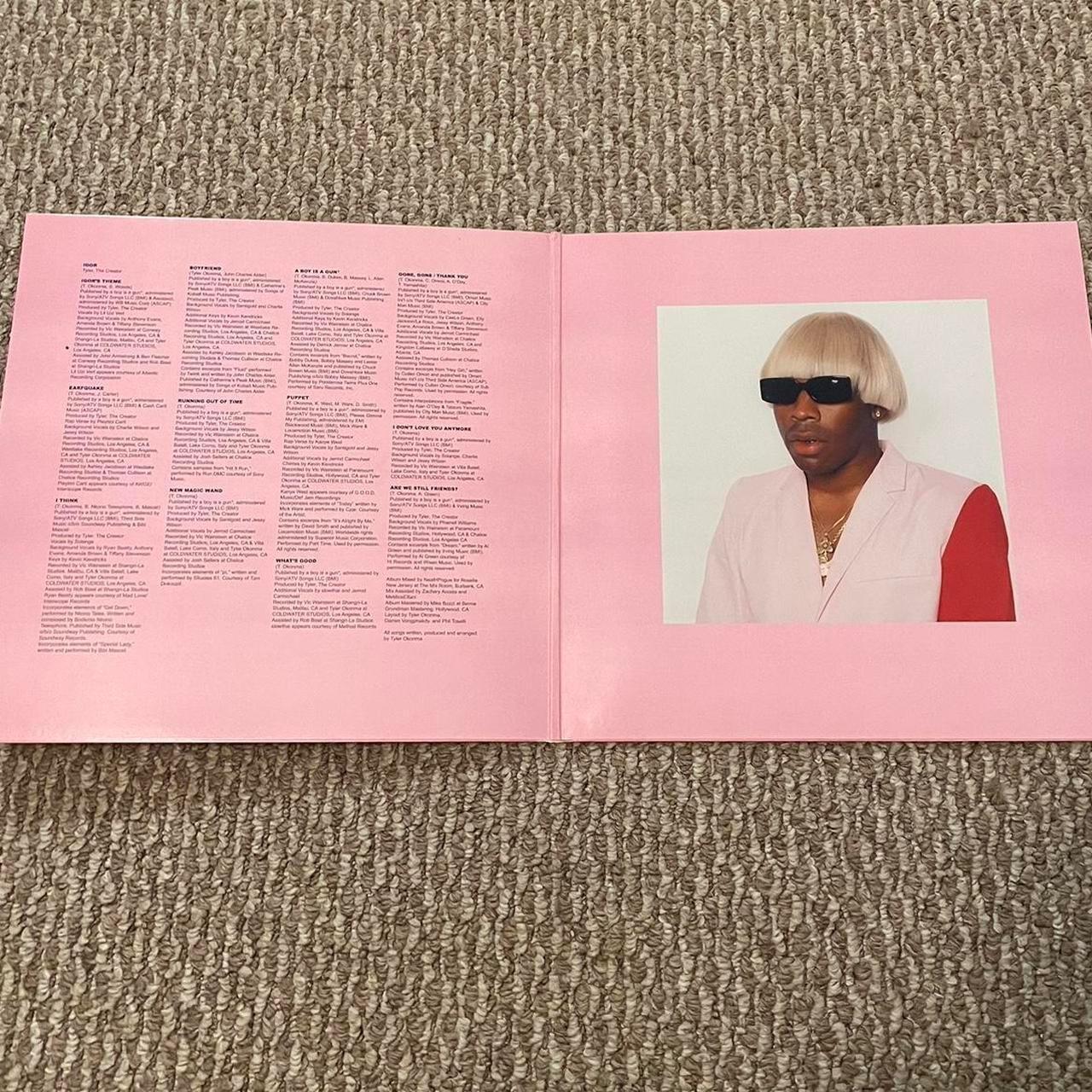 TYLER THE CREATOR IGOR VINYL front and back of... | Depop