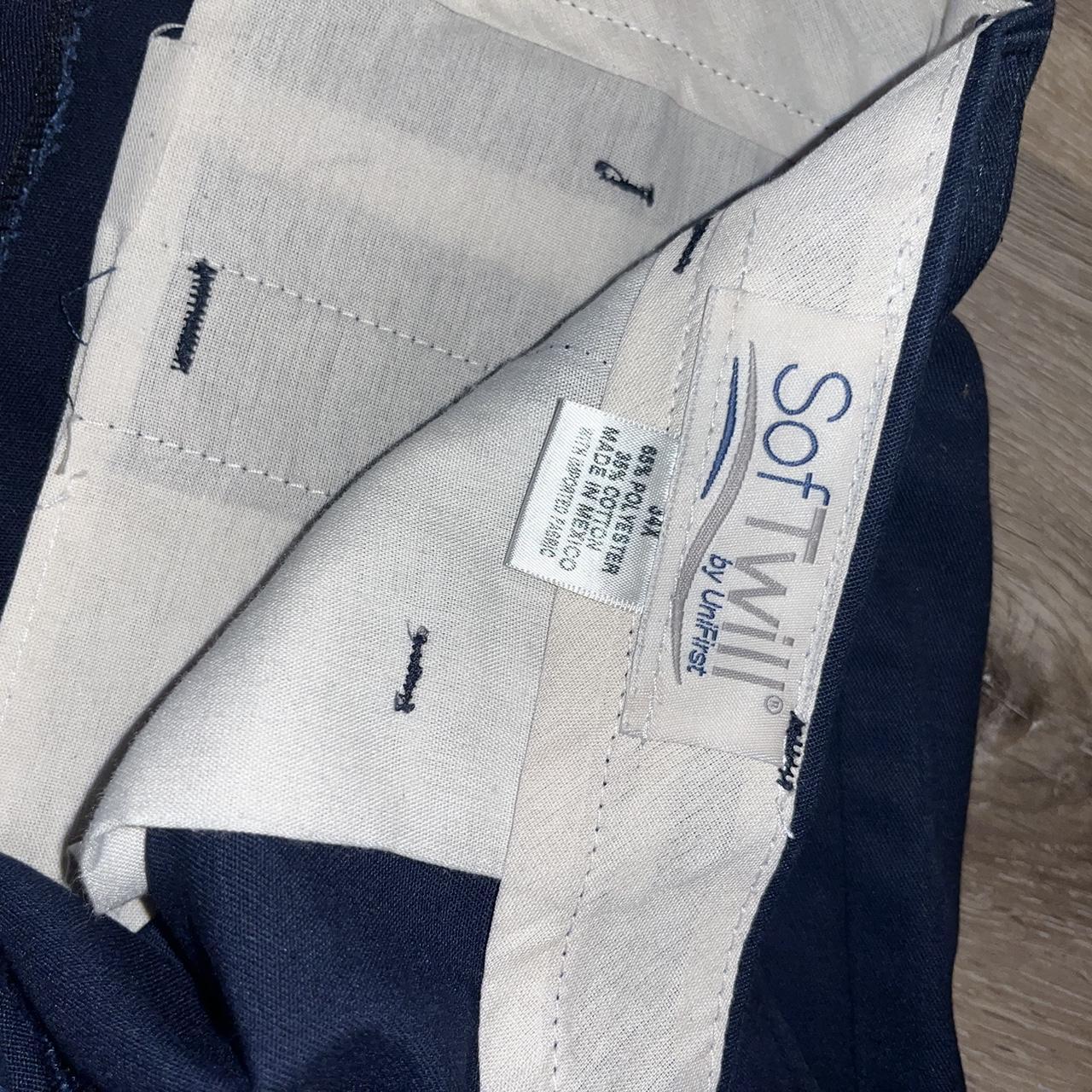 Dark blue work cargos relaxed / baggy fit each pair... - Depop