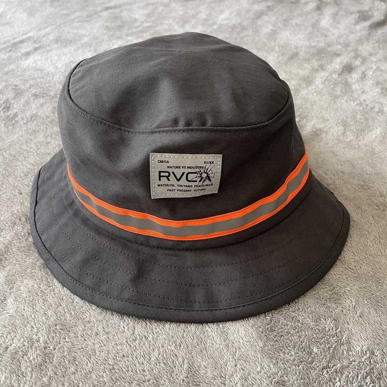 RVCA Bucket Hat with reflective strap Great... - Depop