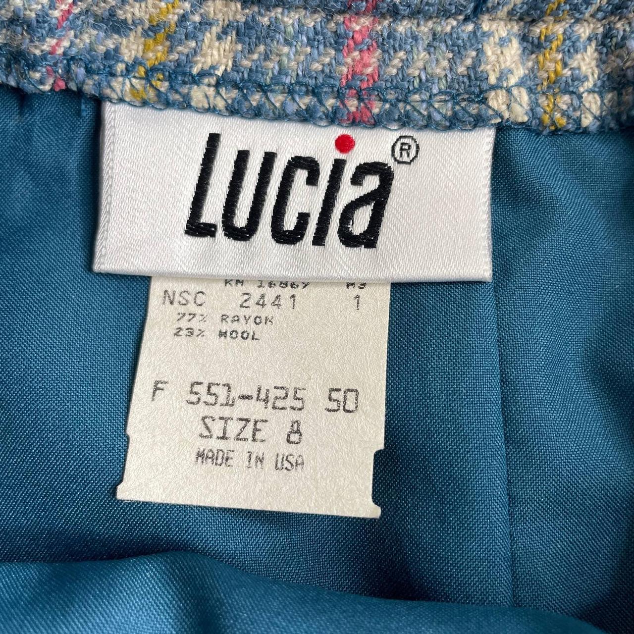 Vintage Lucia Wool Blend Schoolgirl Preppy High... - Depop