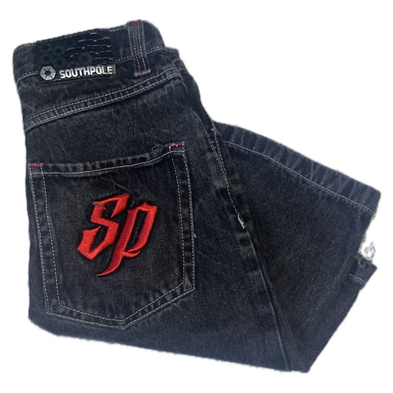 Y2K Southpole Black Jorts Broken zipper – fixable... | Depop