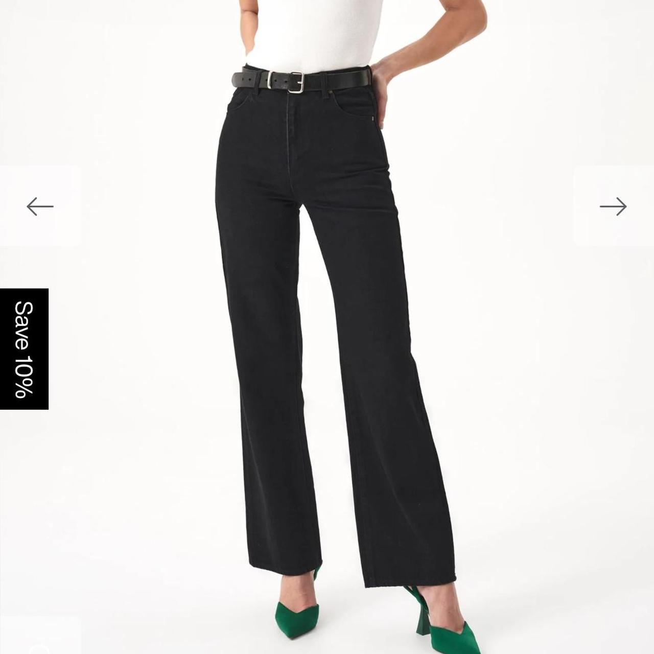 *Message before buying!!* Rolla’s black Heidi jeans... | Depop