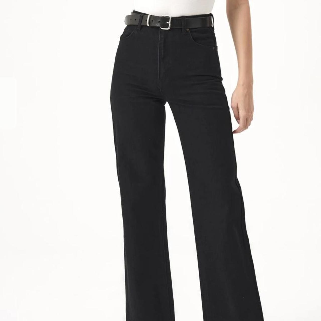 *Message before buying!!* Rolla’s black Heidi jeans... | Depop