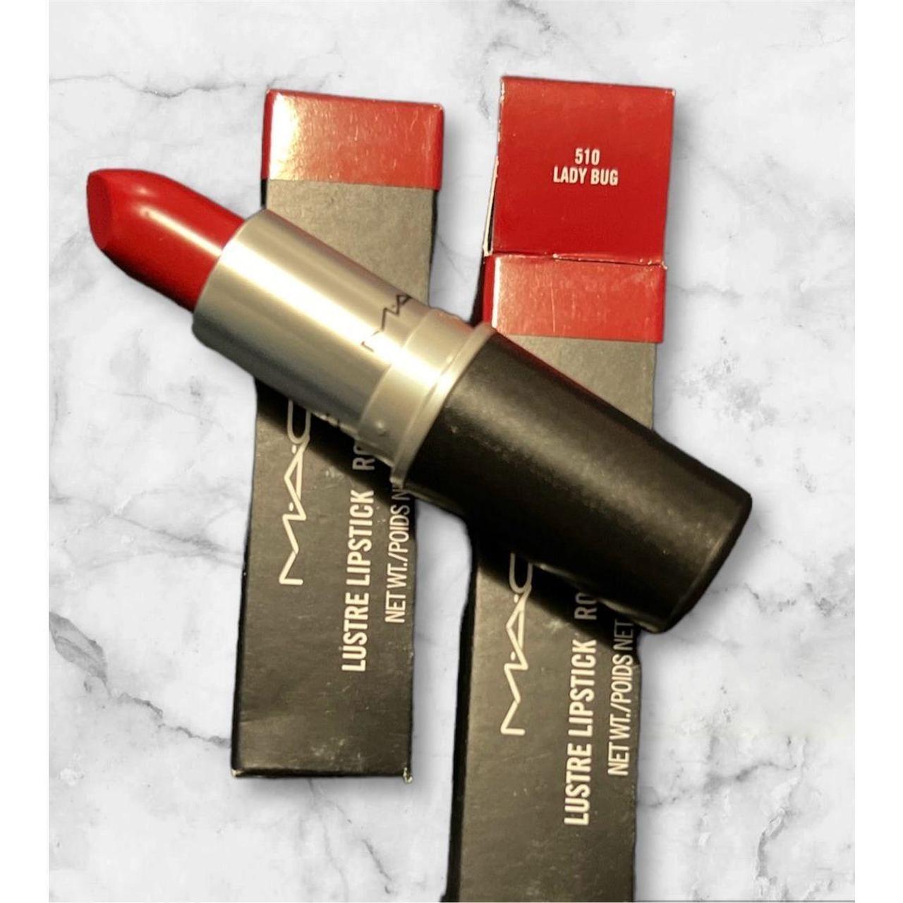 MAC LUSTRE LIPSTICK SET 2 New in box Ladybug #510 - Depop