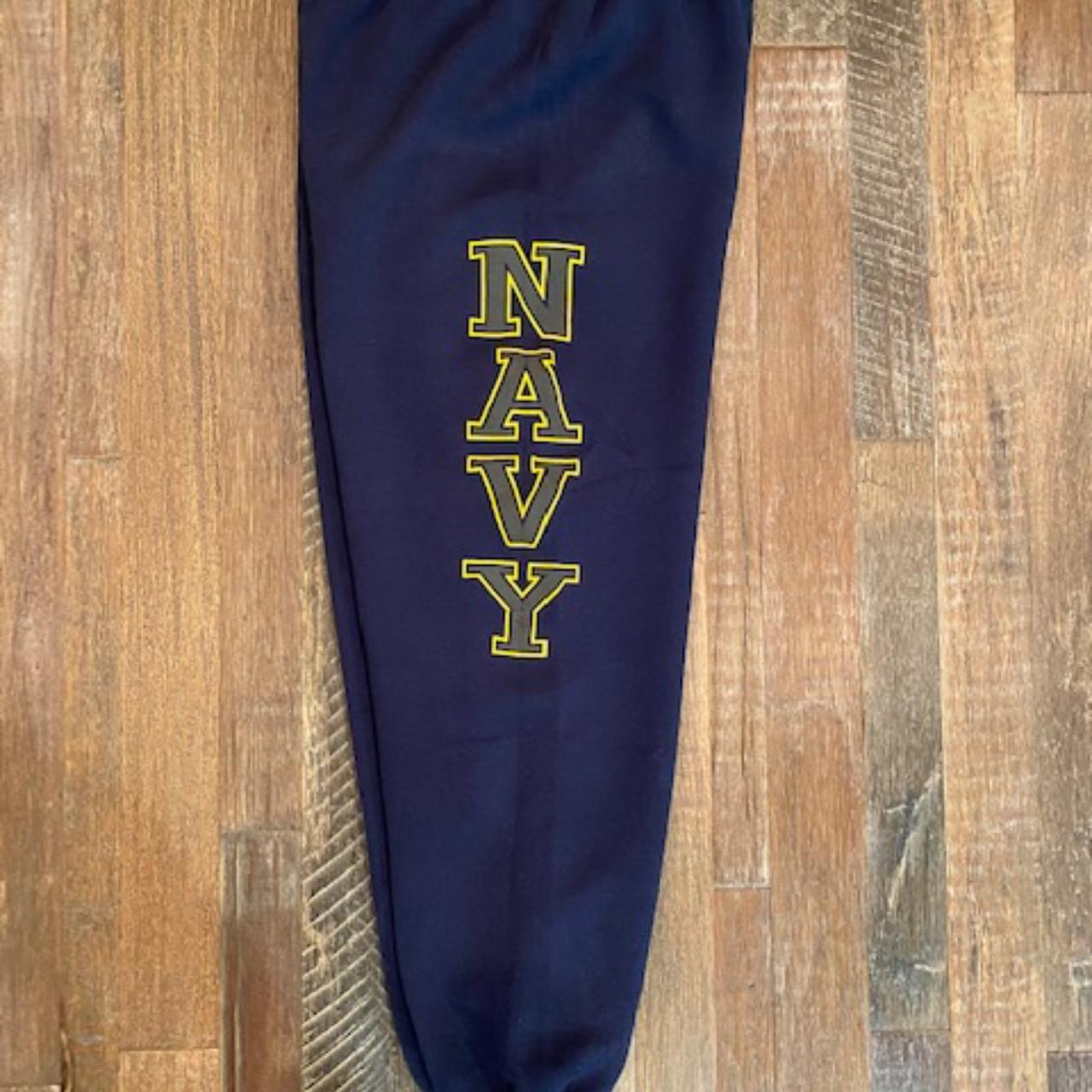 Vintage Soffe Sweats U.S. Navy Sweatpants Navy Blue... - Depop