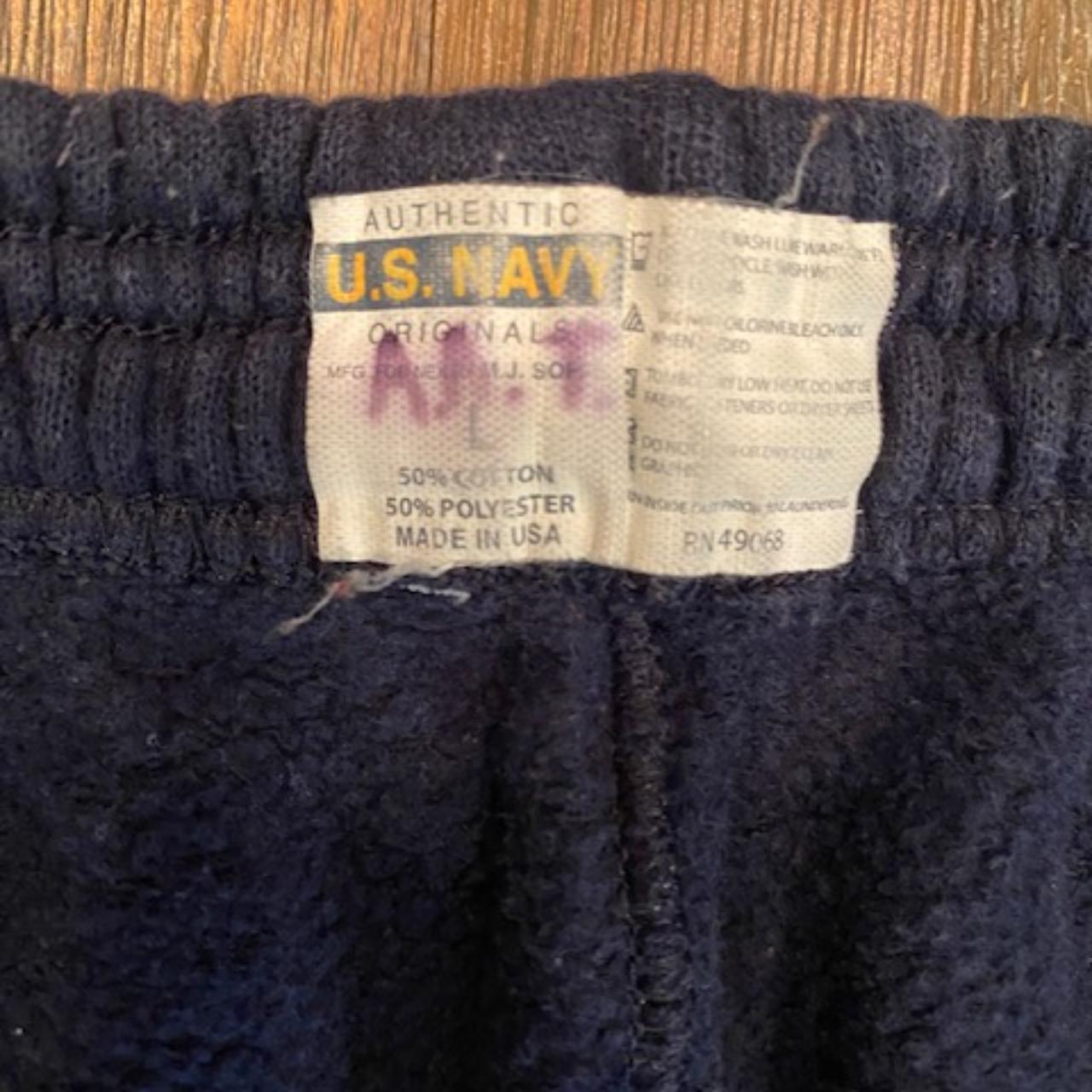 Vintage Soffe Sweats U.S. Navy Sweatpants Navy Blue... - Depop