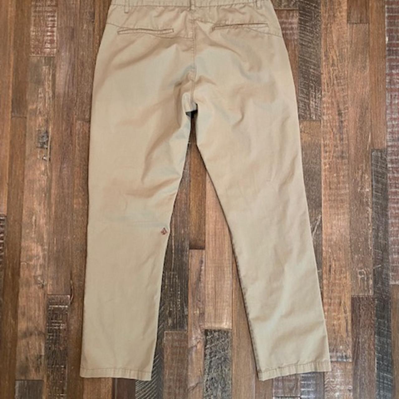 Volcom Men's Corpo Class Chino Pants Tan size... - Depop