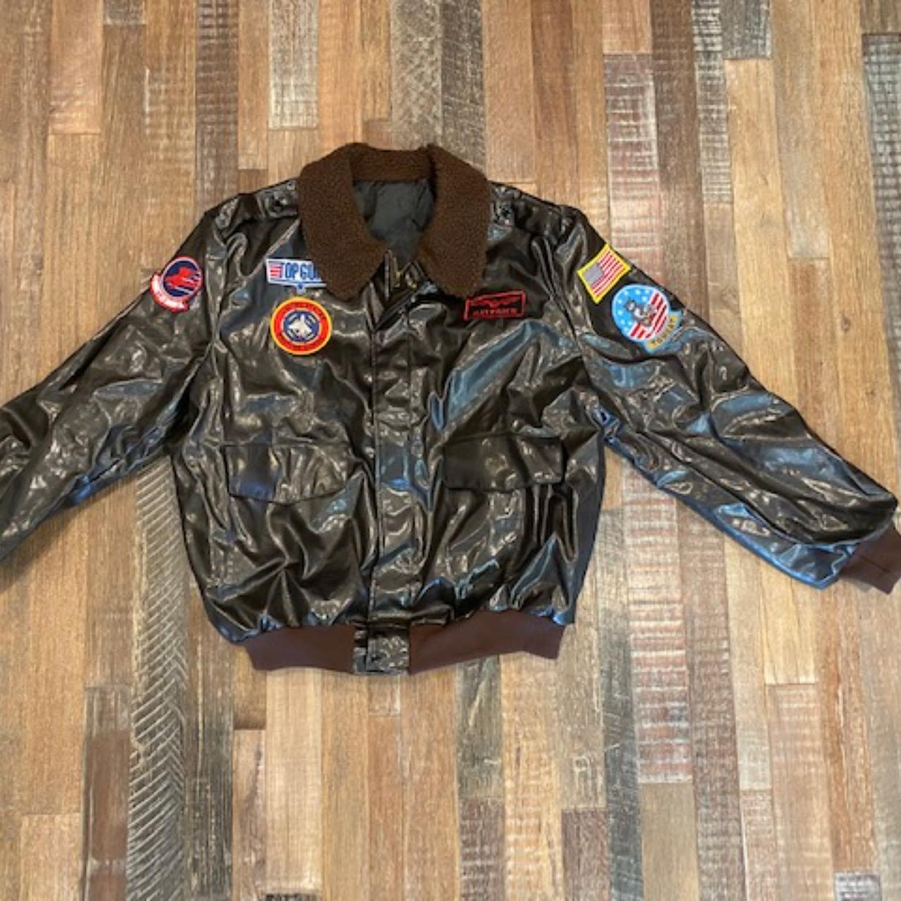 Top Gun Bomber Jacket Maverick Men's Costume size... - Depop