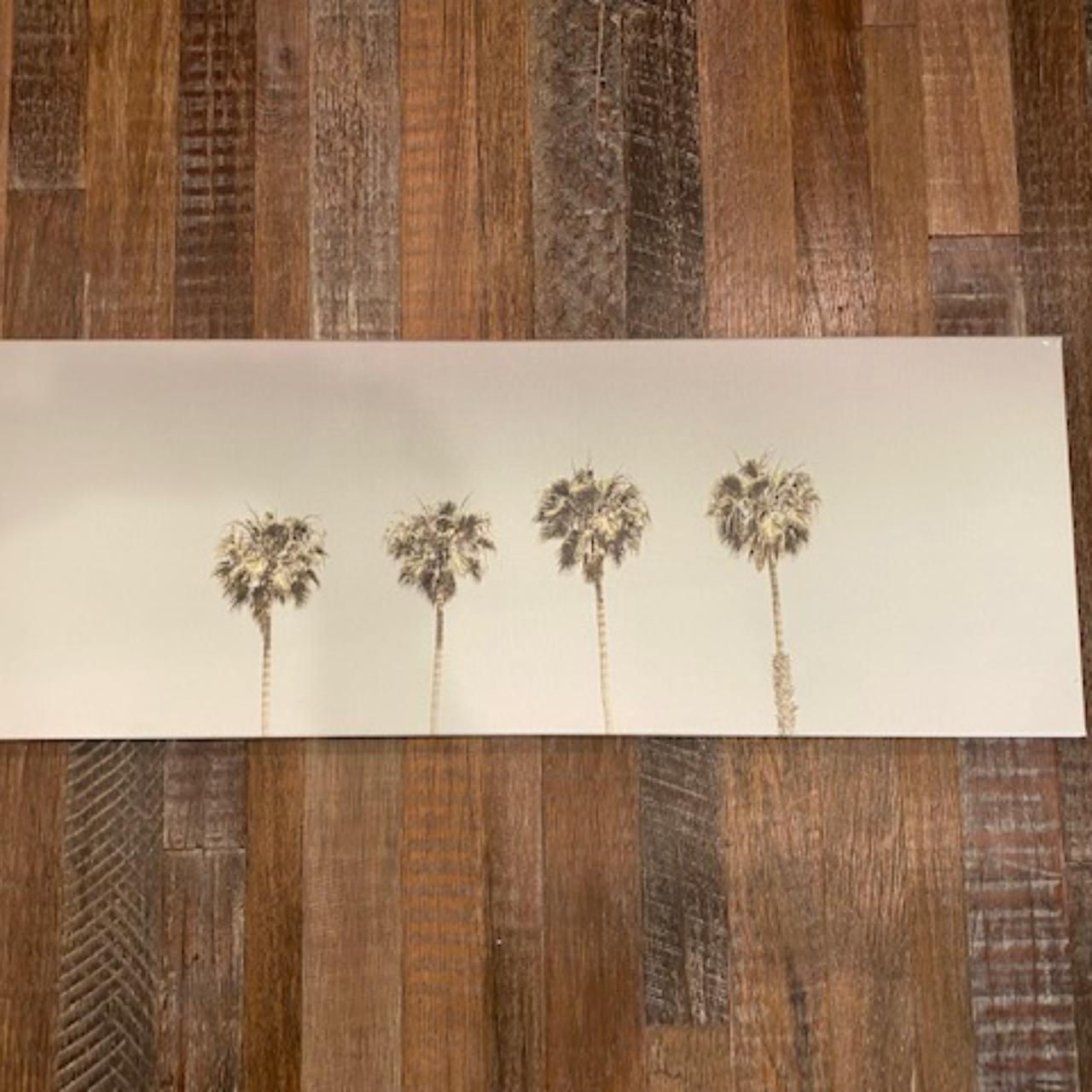 iCanvas Panoramic Vintage Palm Trees 12"x x36"... - Depop