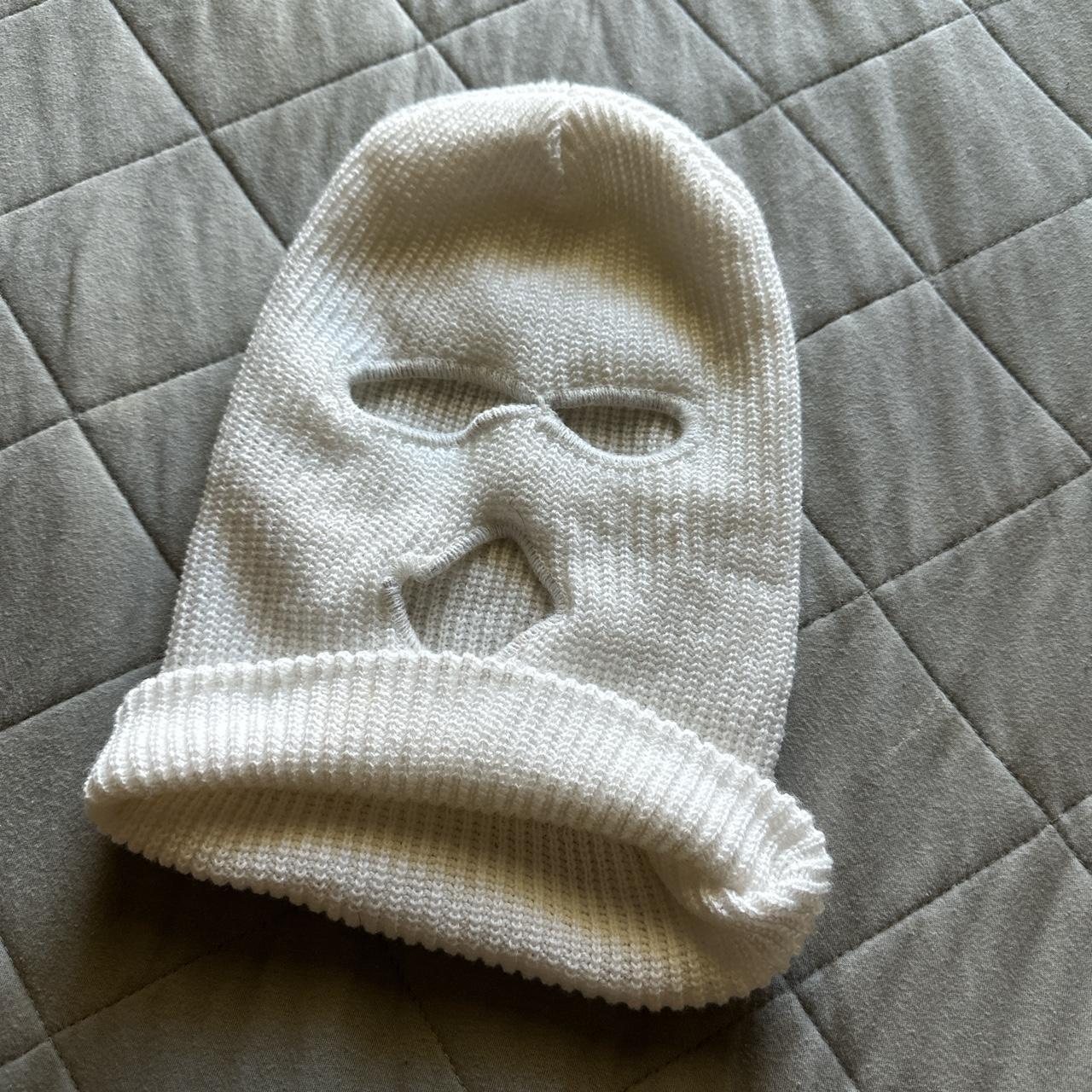White ski mask! Brand new $12 - Depop