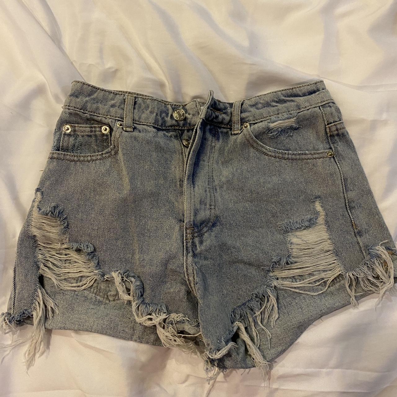 Edikted Women's Blue Shorts | Depop