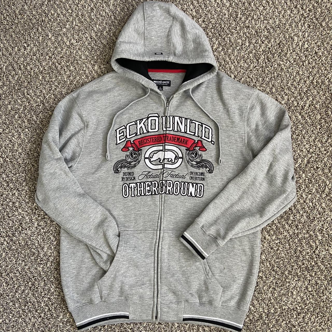 Ecko Unltd zip up hoodie. Vintage, y2k, style,... - Depop