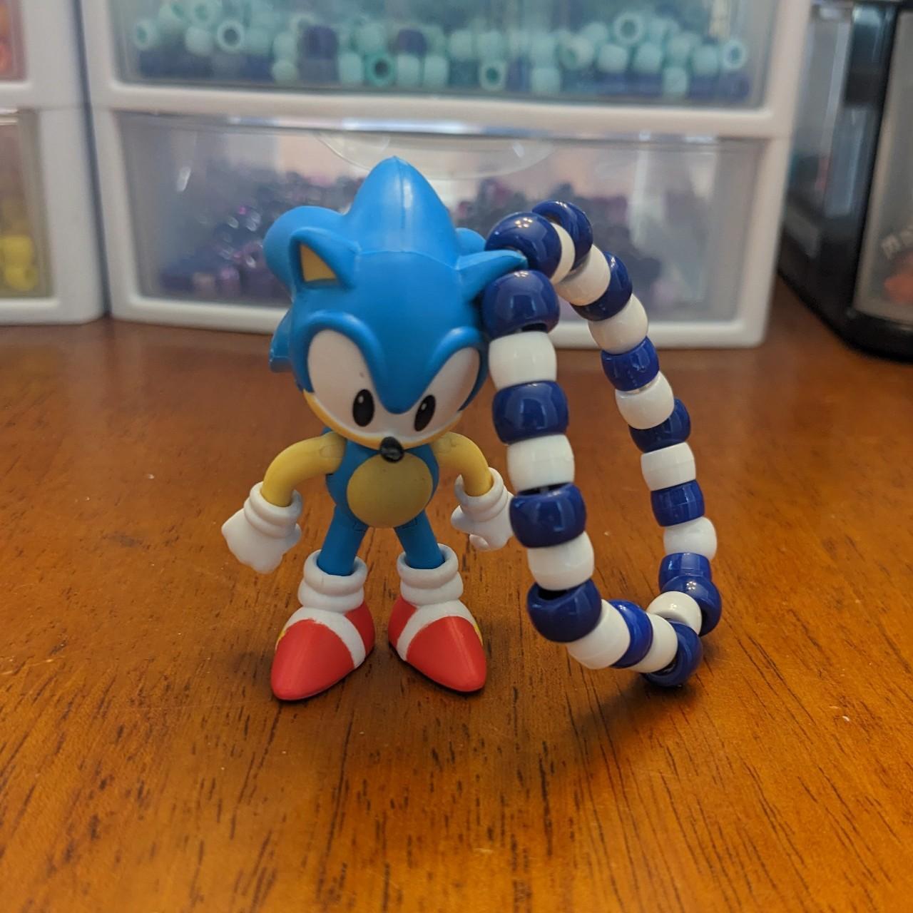 sonic kandi single sonic the hedgehog tails... - Depop
