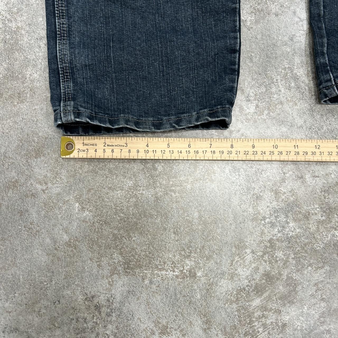 Vintage 90's Beautiful Essential Dark Blue Washed... | Depop