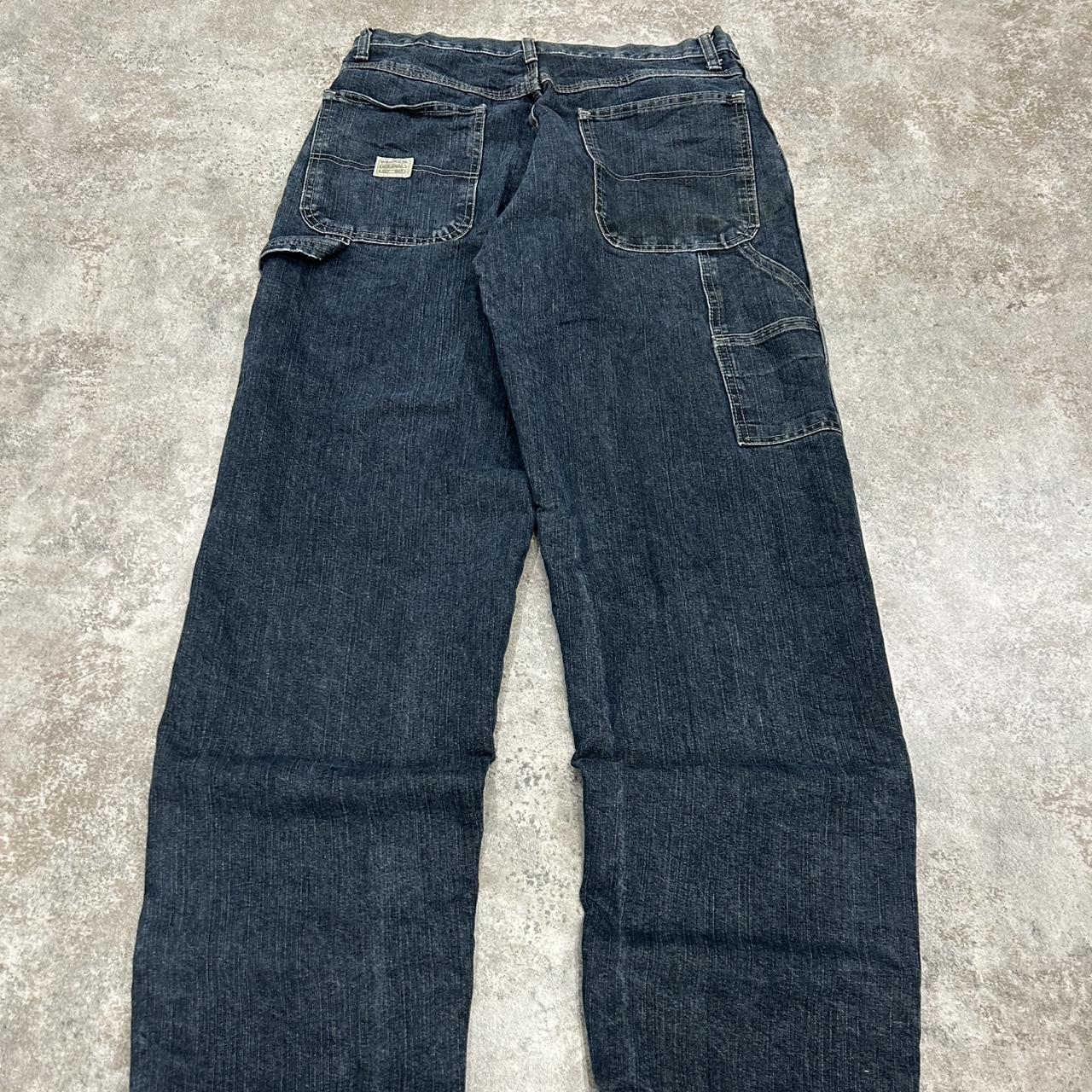 Vintage 90's Beautiful Essential Dark Blue Washed... | Depop