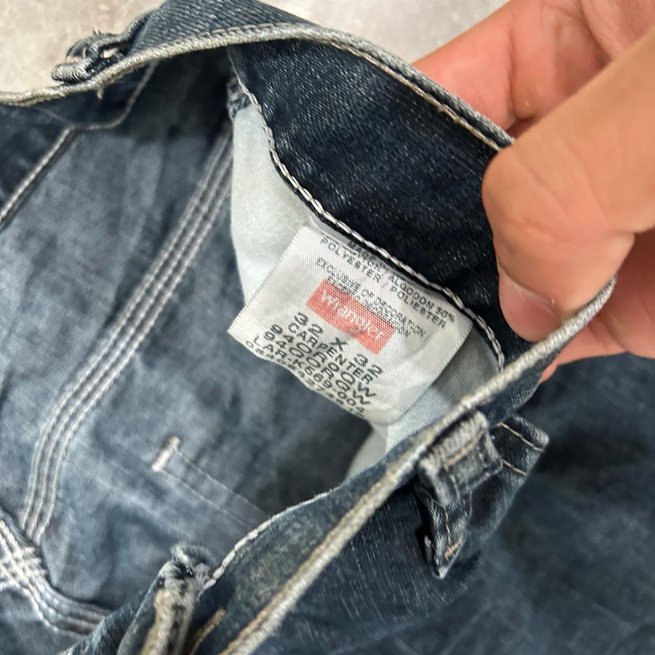 Vintage 90's Beautiful Essential Dark Blue Washed... | Depop