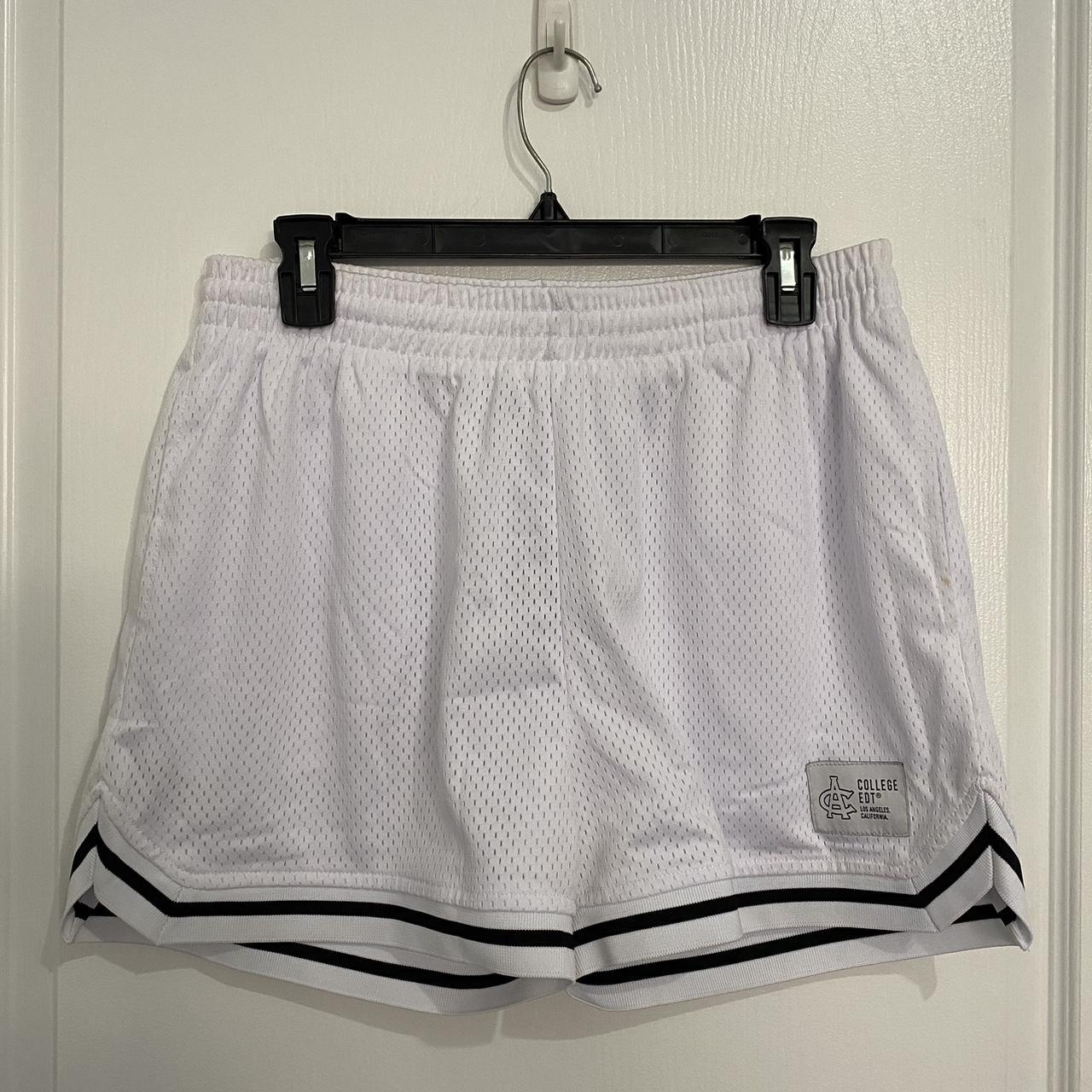 Factorie White Street Basketball Shorts - Depop