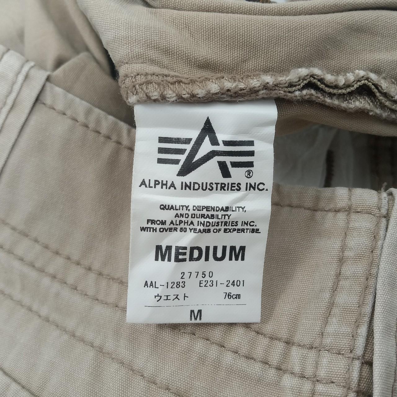 Vintage Alpha Industries Cargo Tactical Trousers... - Depop