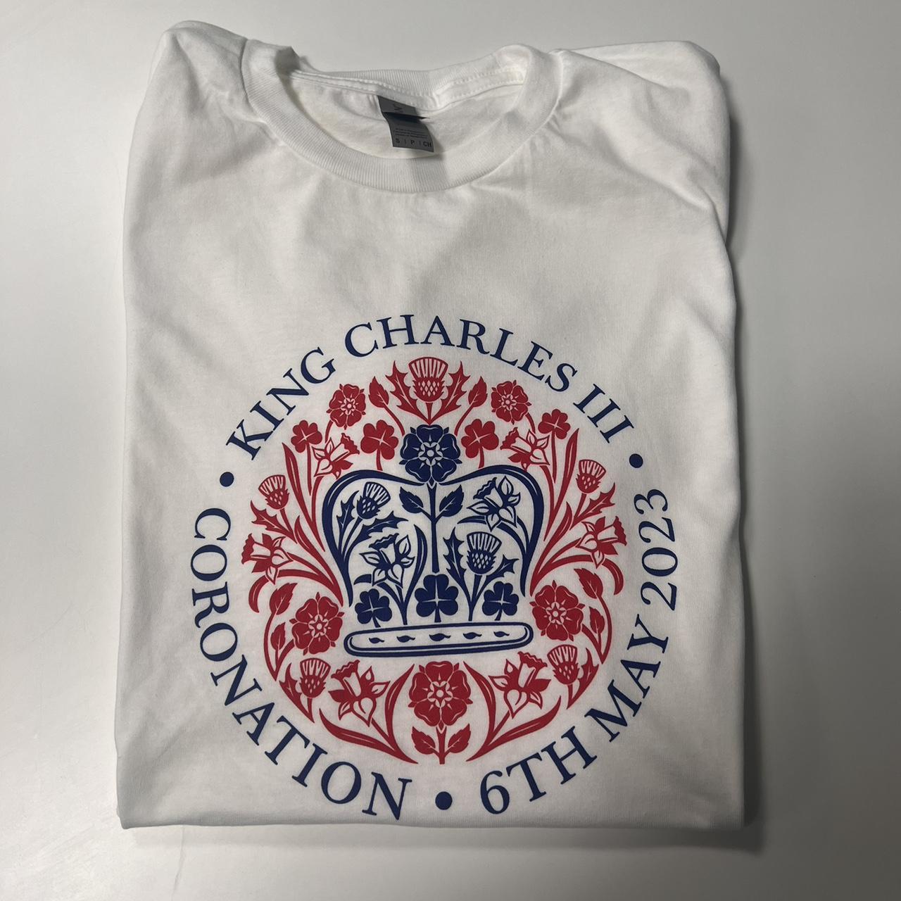 Coronation King Charles tees. Limited edition merch!... - Depop