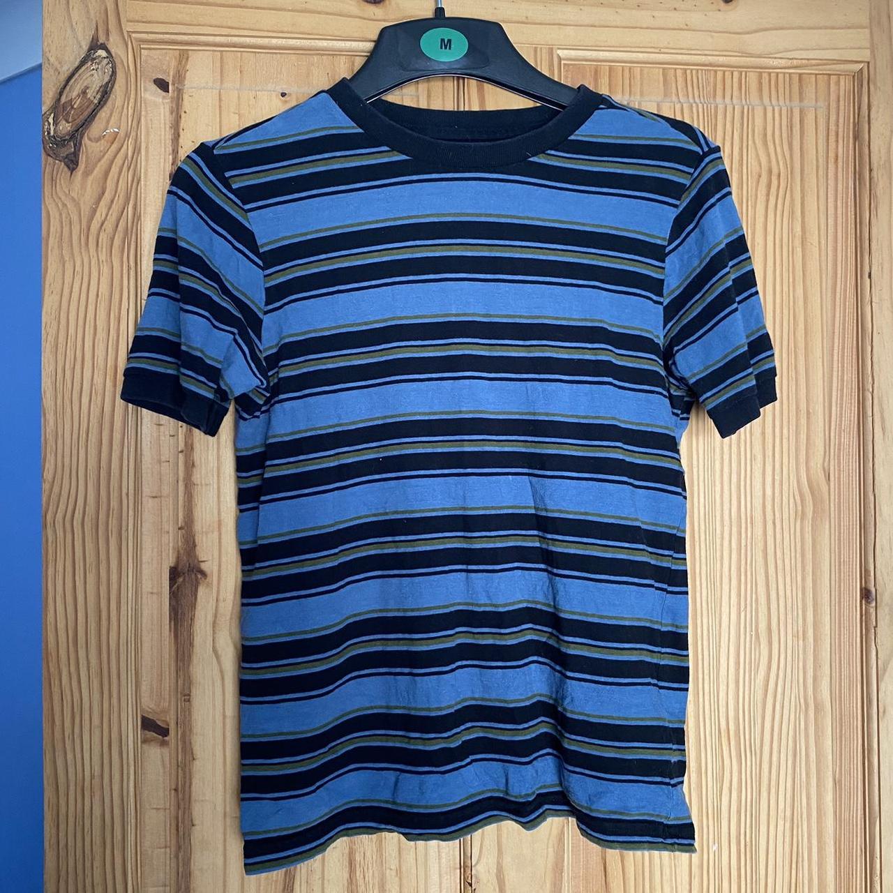BDG urban outfitters blue striped tshirt. Uk... - Depop