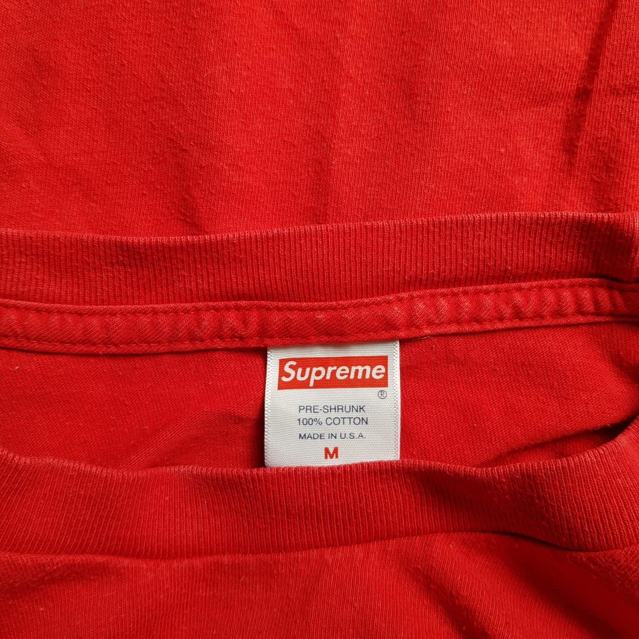 Supreme Leda and the swan tee red Well loved and... - Depop