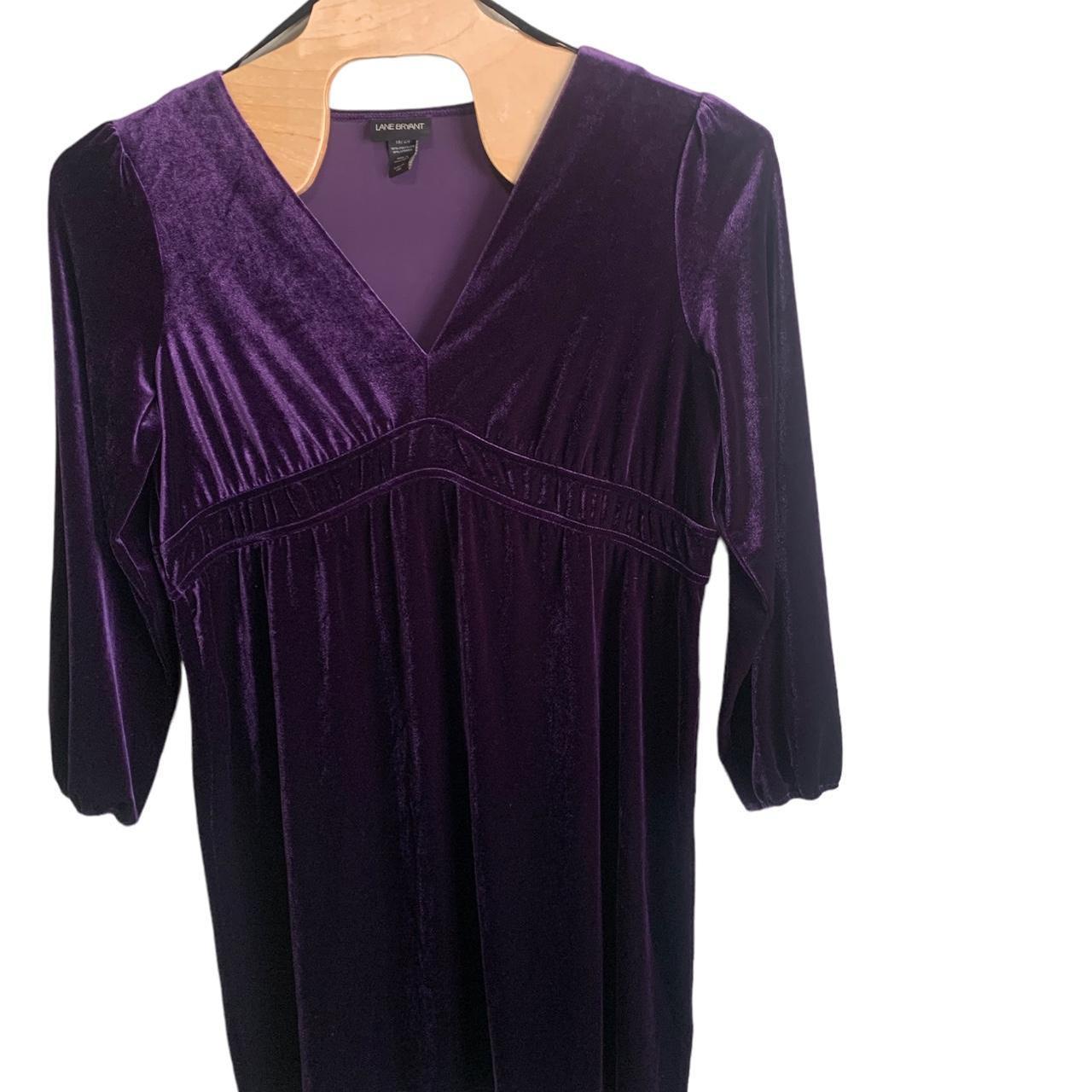 Lane Bryant Women's Purple Dress | Depop