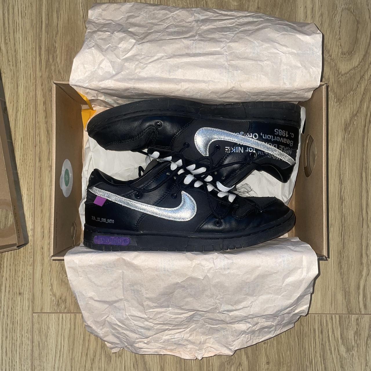 Off white lot 50 dunks Size 7.5 UK NO TAG... - Depop