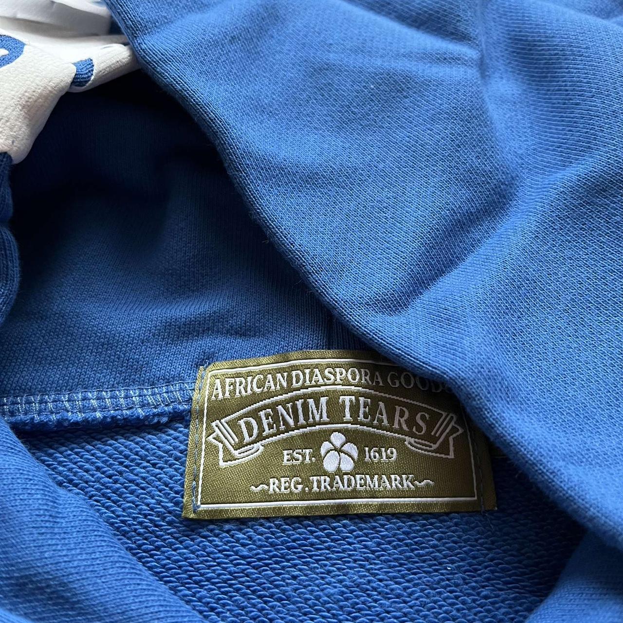 Blue Denim Tears Hoodie Brand New Never Worn... - Depop