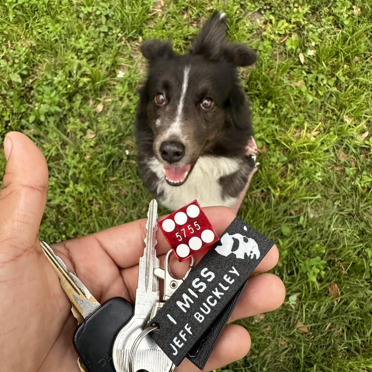 i miss jeff buckley key chain comes with key ring... | Depop