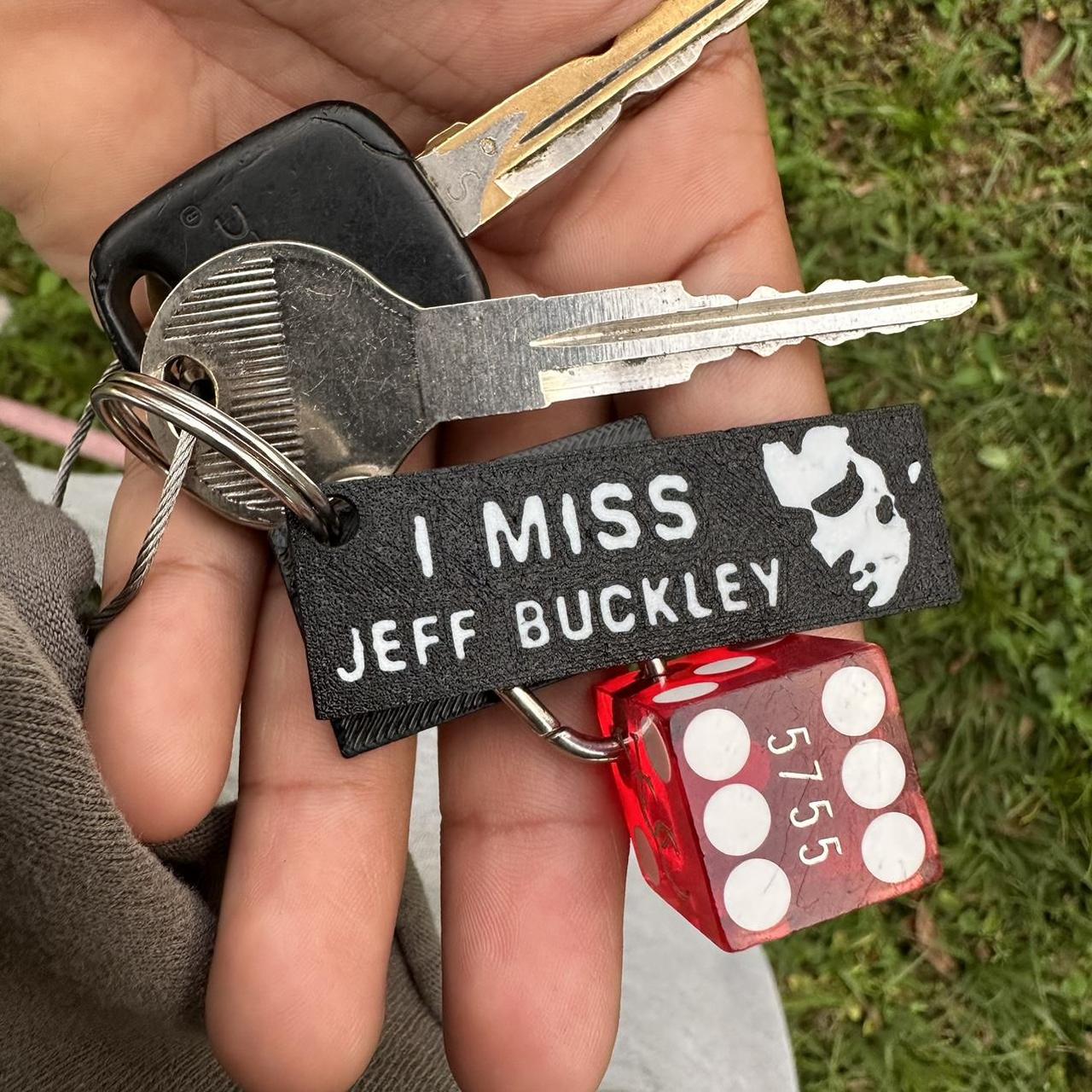 i miss jeff buckley key chain comes with key ring... | Depop