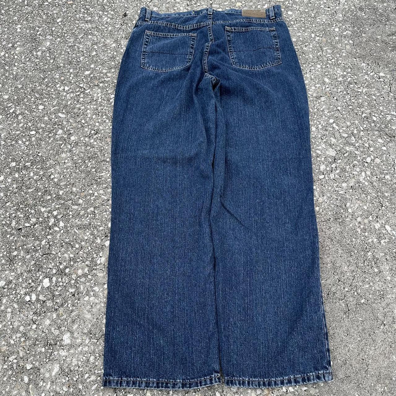 vintage nautica jeans 90s nautica “ brown tab “... - Depop